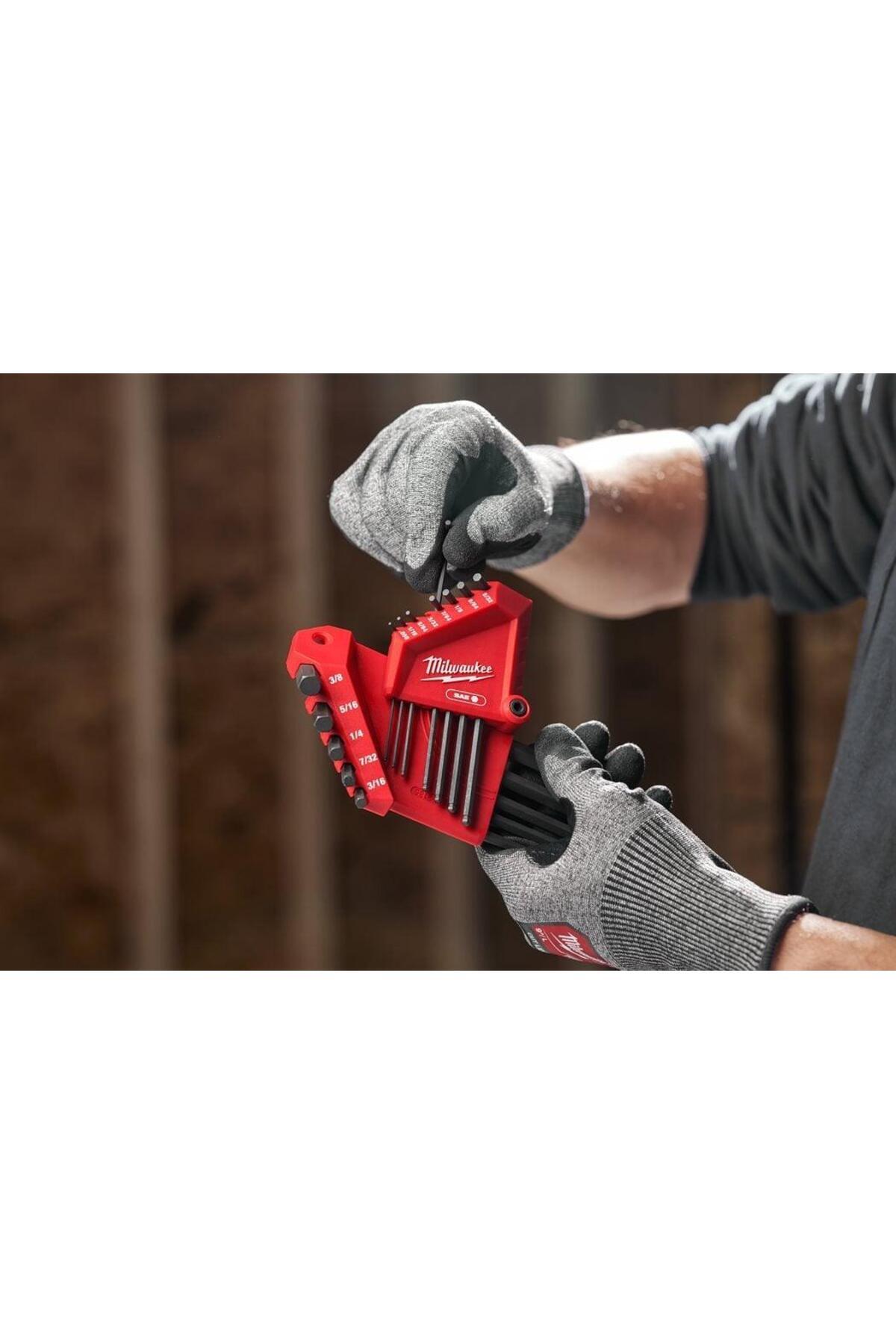 Milwaukee Set de 13 chei imbus Hex în formă de L, Milwaukee, cod ...