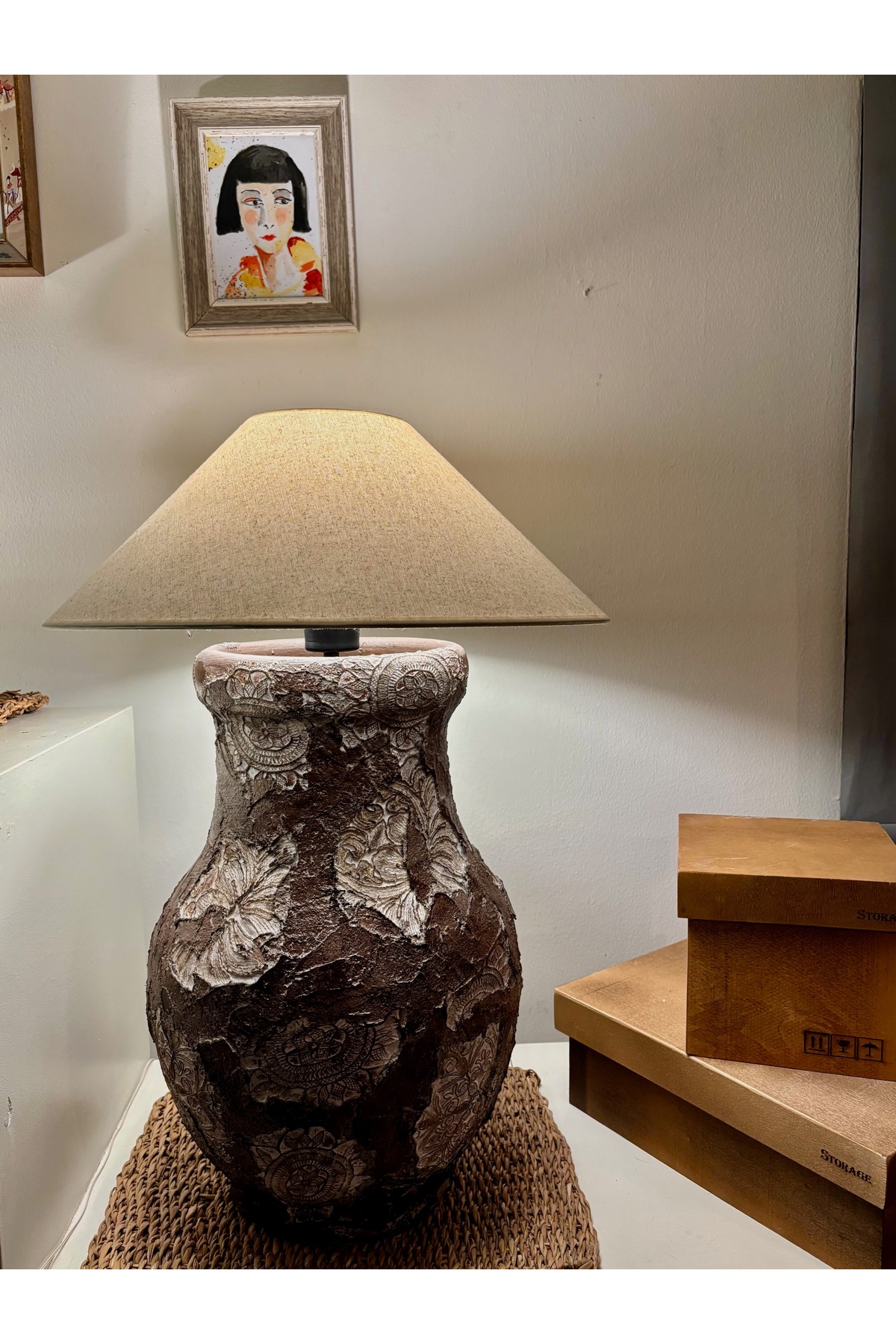 Handmade Abajur, Lambader, masa lambası, aydınlatma 70x45 cm - Fiyatı ...