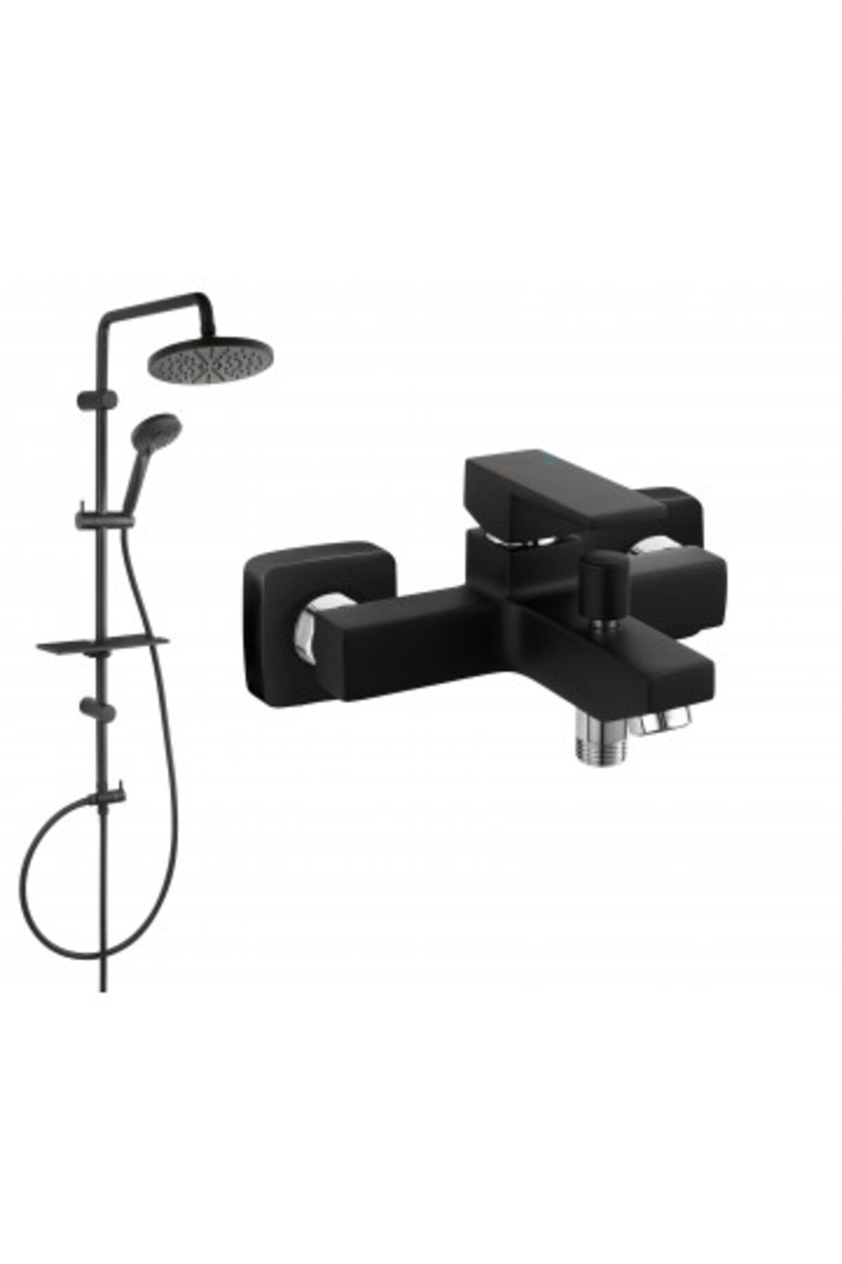 FERRO Pachet 2in1 Coloana de dus Rondo Lux, cu baterie cada / dus Zicco ...