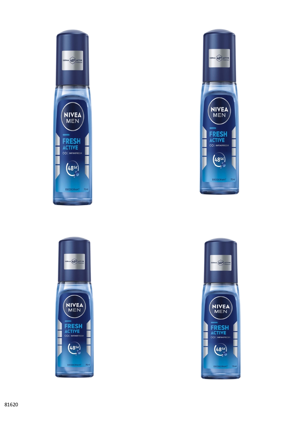 NIVEA 81620 MEN Fresh Active Pump Sprey 4 ADET - Fiyatı, Yorumları