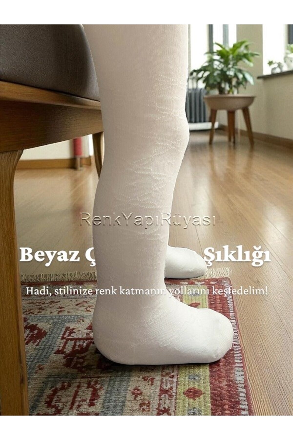 RENK YAPI RÜYASI % 80 PAMUKLU KENDİNDEN DESENLİ KIZ ÇOCUK KİLOTLU ÇORAP ...