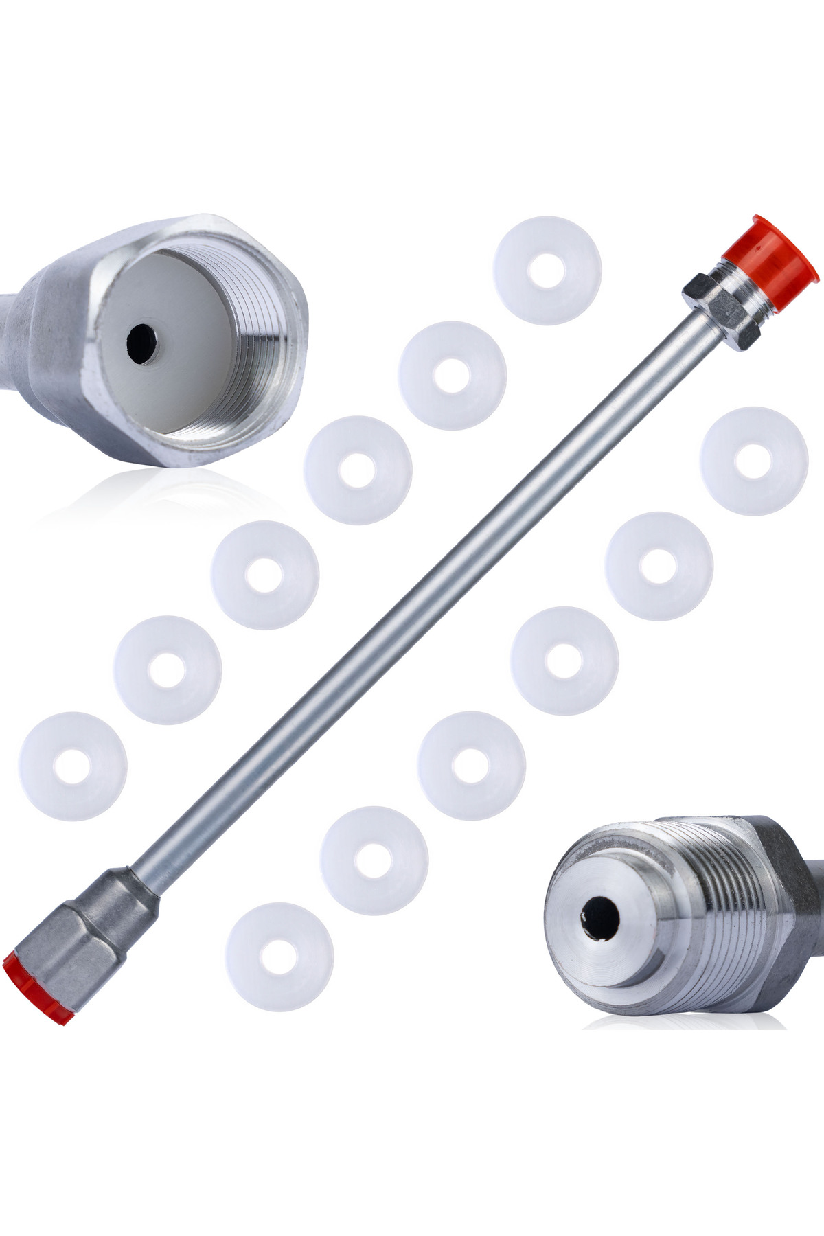 Rosfix Spray Gun Lance 50cm Set of 12 Gaskets | Max Pressure 290 Bar 7/ ...