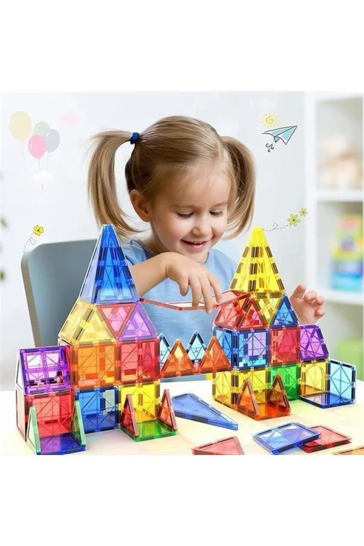 Samorian Magly 3 Boyutlu 72 Parça Manyetik Yapı Blokları - Fiyatı ...