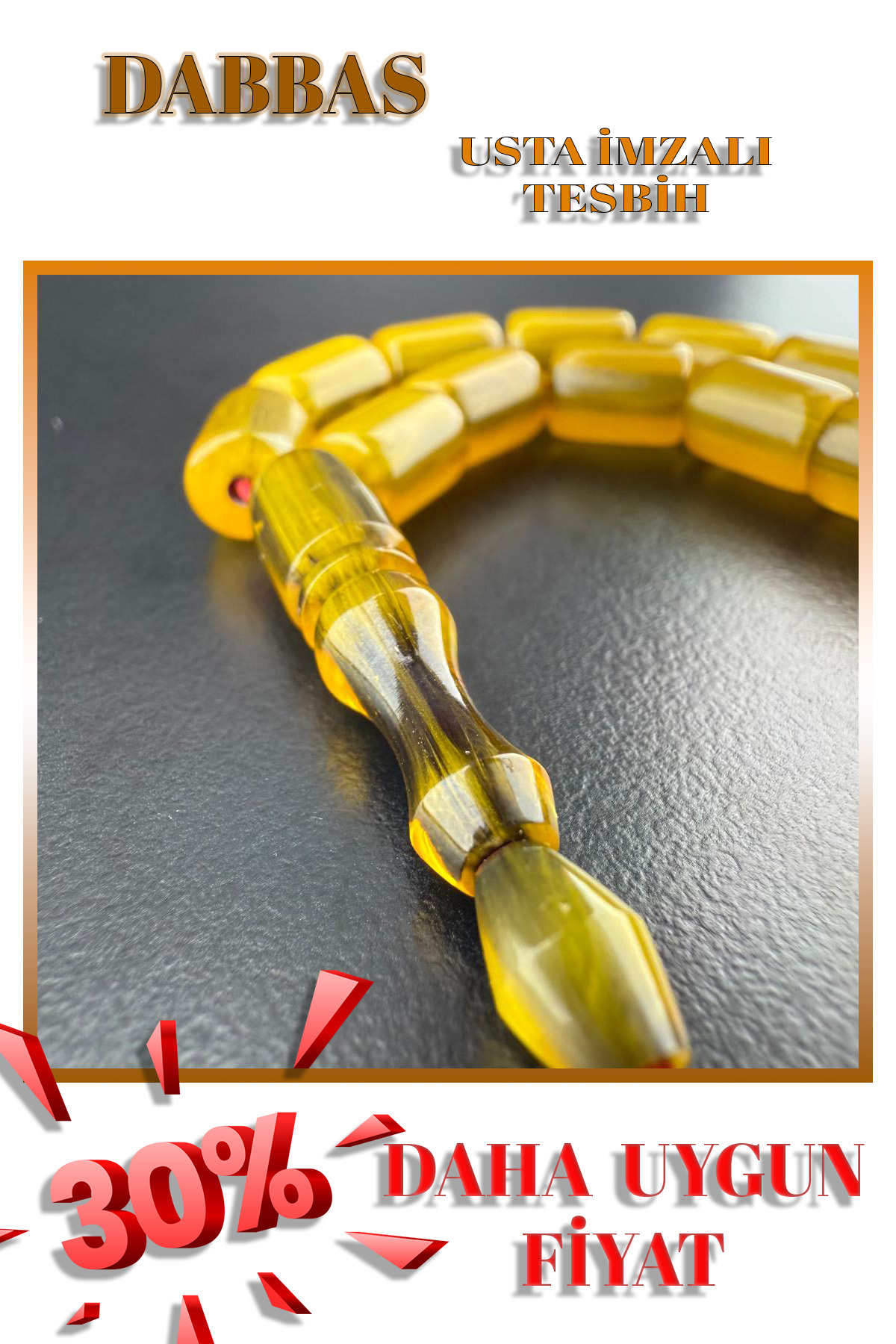 Jewel Koleksiyon Tesbih - dabbas usta işçiliği 6,8-9 mm - Fiyatı, Yorumları