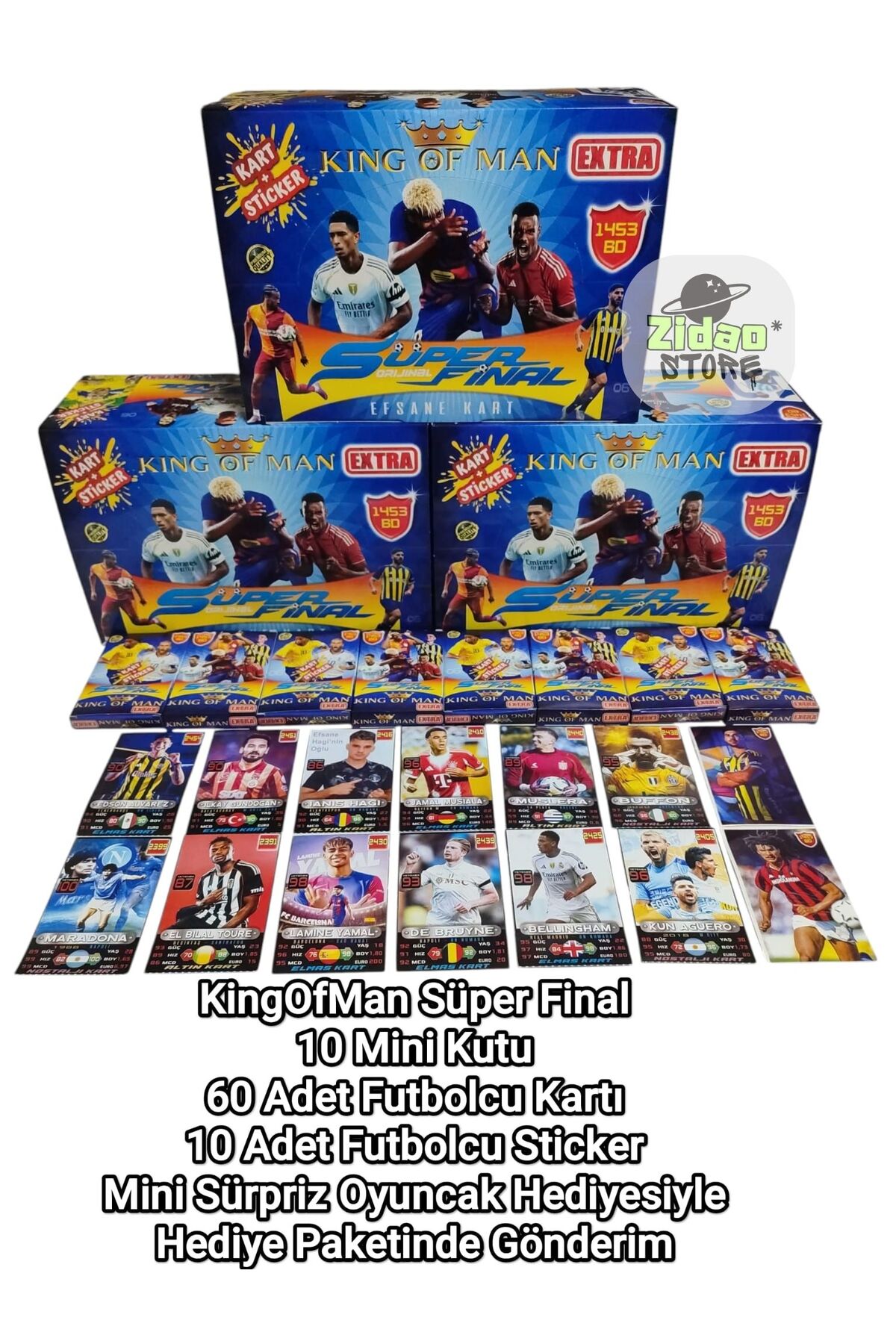 Emrah Gültekin King Of Man 1453 BD 10 Mini Kutu | Futbolcu Kart ...