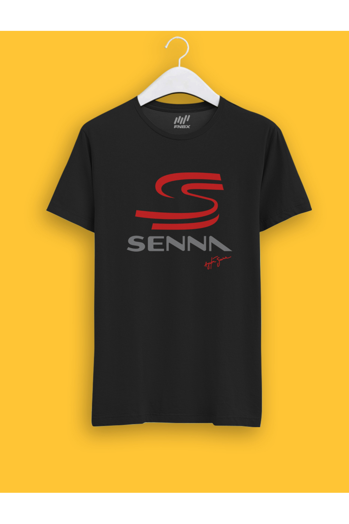 FNBX Ayrton Senna İmzalı Senna Logolu T-Shirt - Fiyatı, Yorumları