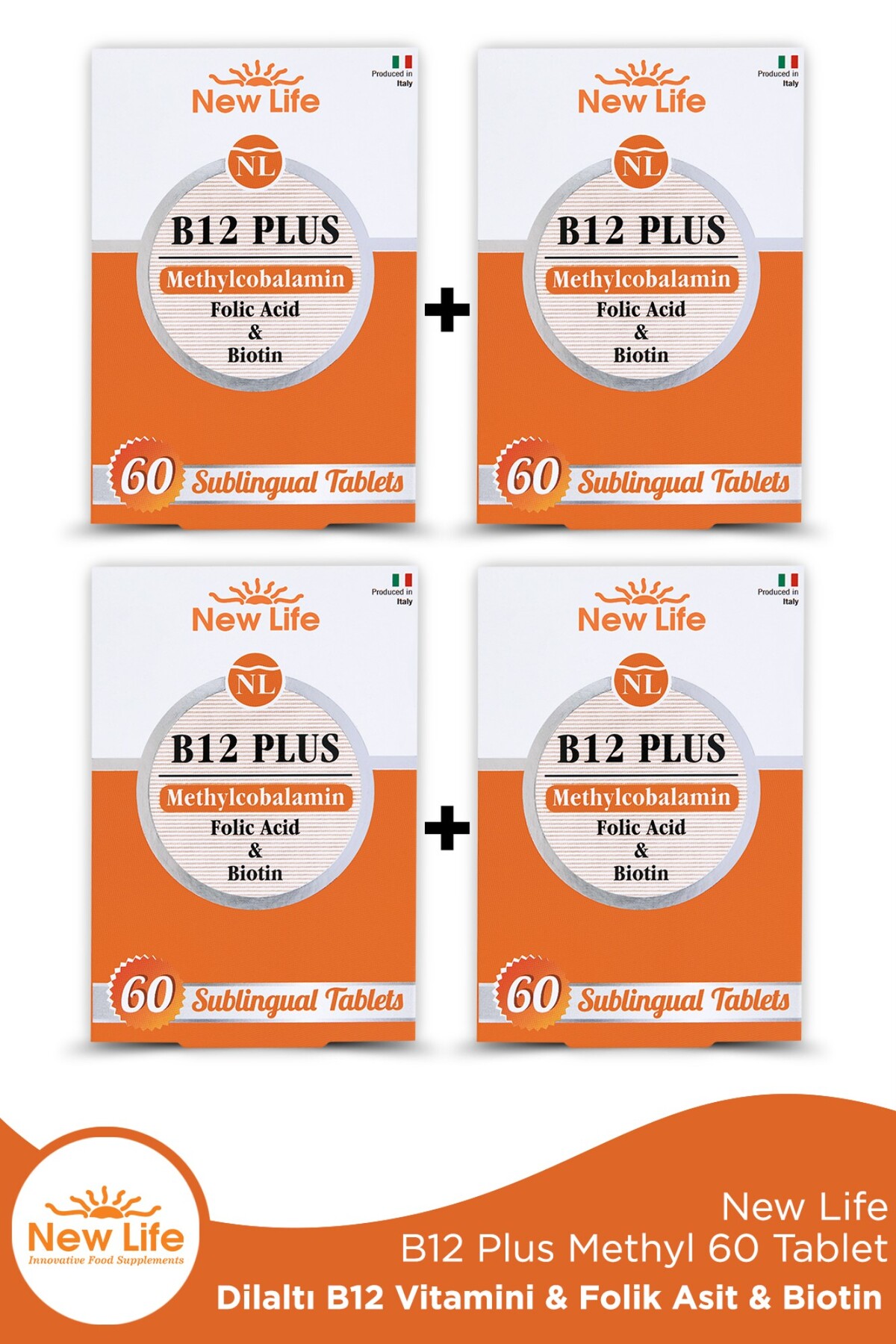 New Life B12 Plus 60 Tablet 4 Adet - Fiyatı, Yorumları