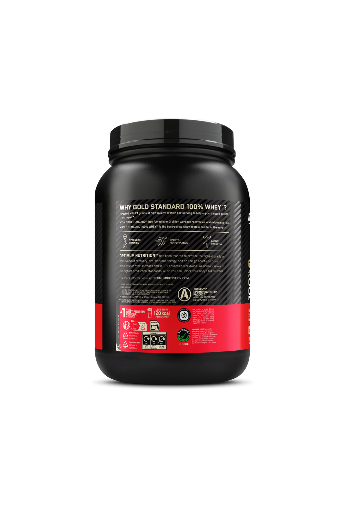 Optimum Nutrition Whey proteins ON 100% Whey gold standard vanilla 900g ...