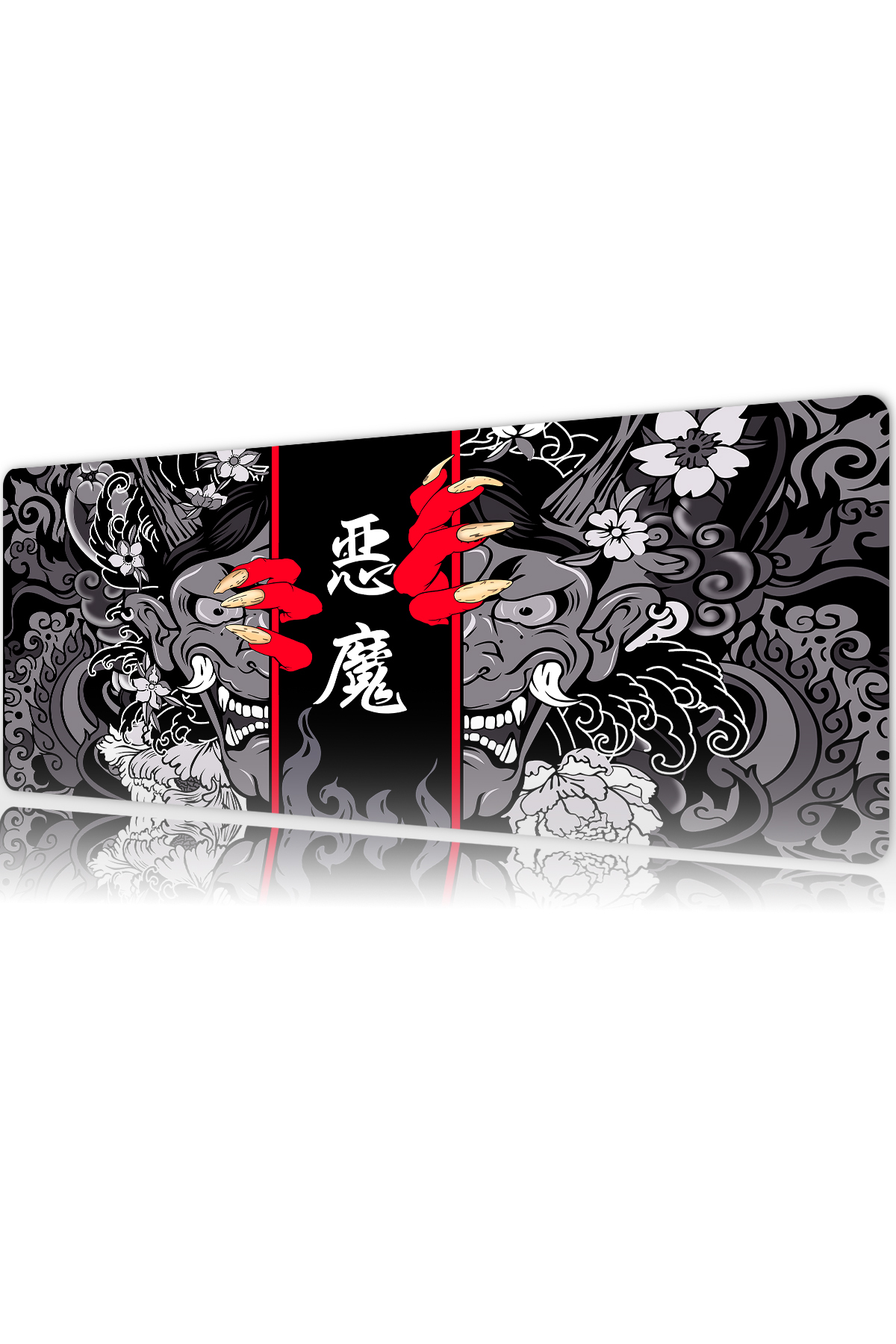 urzuva Toxic Demon Gray Gaming Oyuncu Mouse Pad 80x30 cm 3mm Mousepad ...
