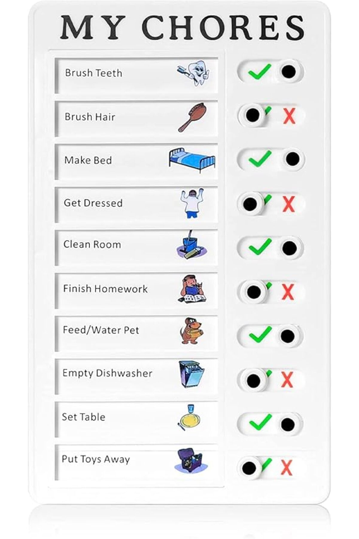 Generic Chore Chart for Adults Planning Boards, Portable To Do List RV ...