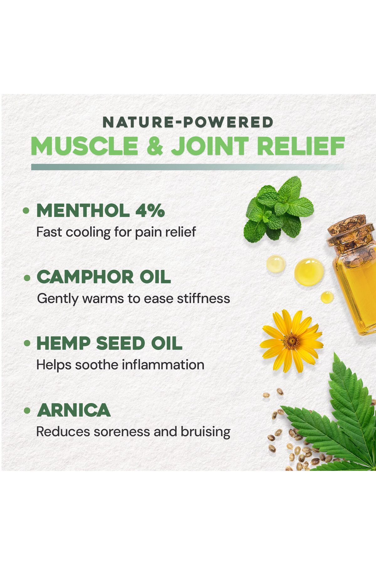 Ebanel Pain Relief Cream for Arthritis, Joint & Muscle Pain with ...