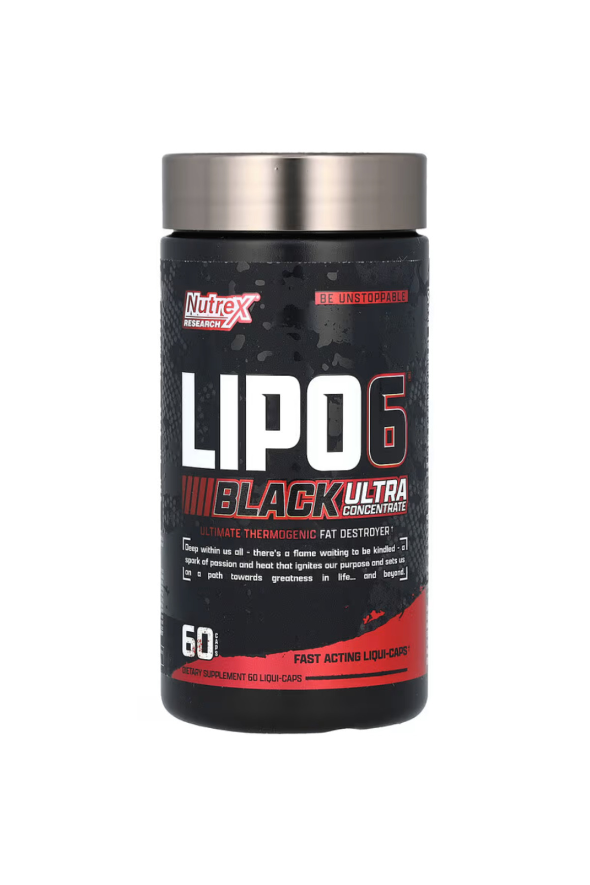 Nutrex Research Lipo-6 Black Ultra Concentrate Thermogenic Energizing ...