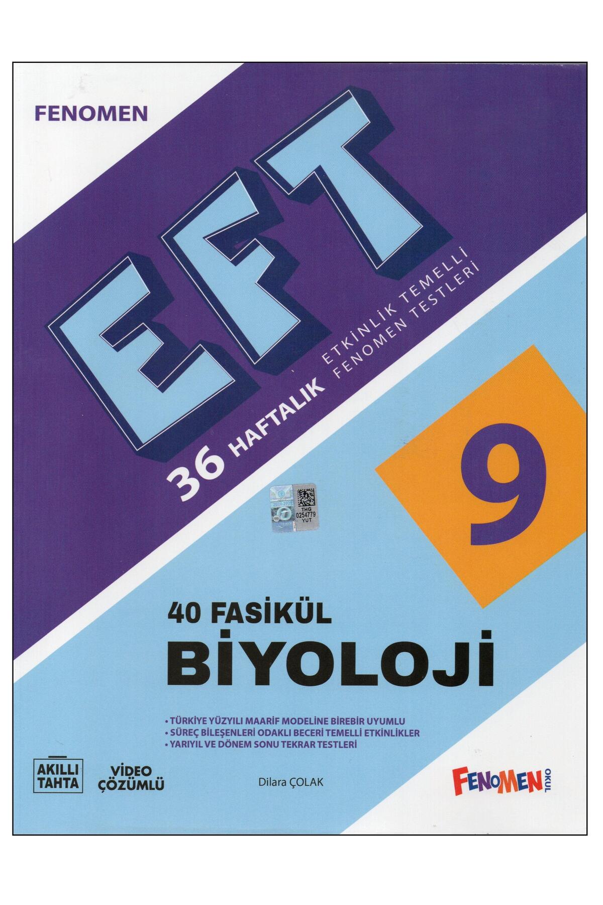 Fenomen Yayıncılık Fenomen 9.Sınıf EFT Biyoloji Fasikül Testleri ...