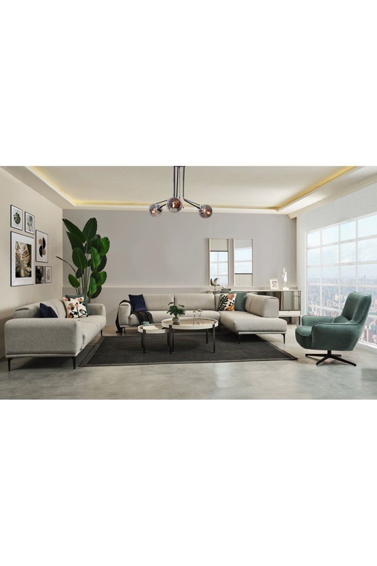 SHOWDEKO Poufy Corner Set - Fiyatı, Yorumları