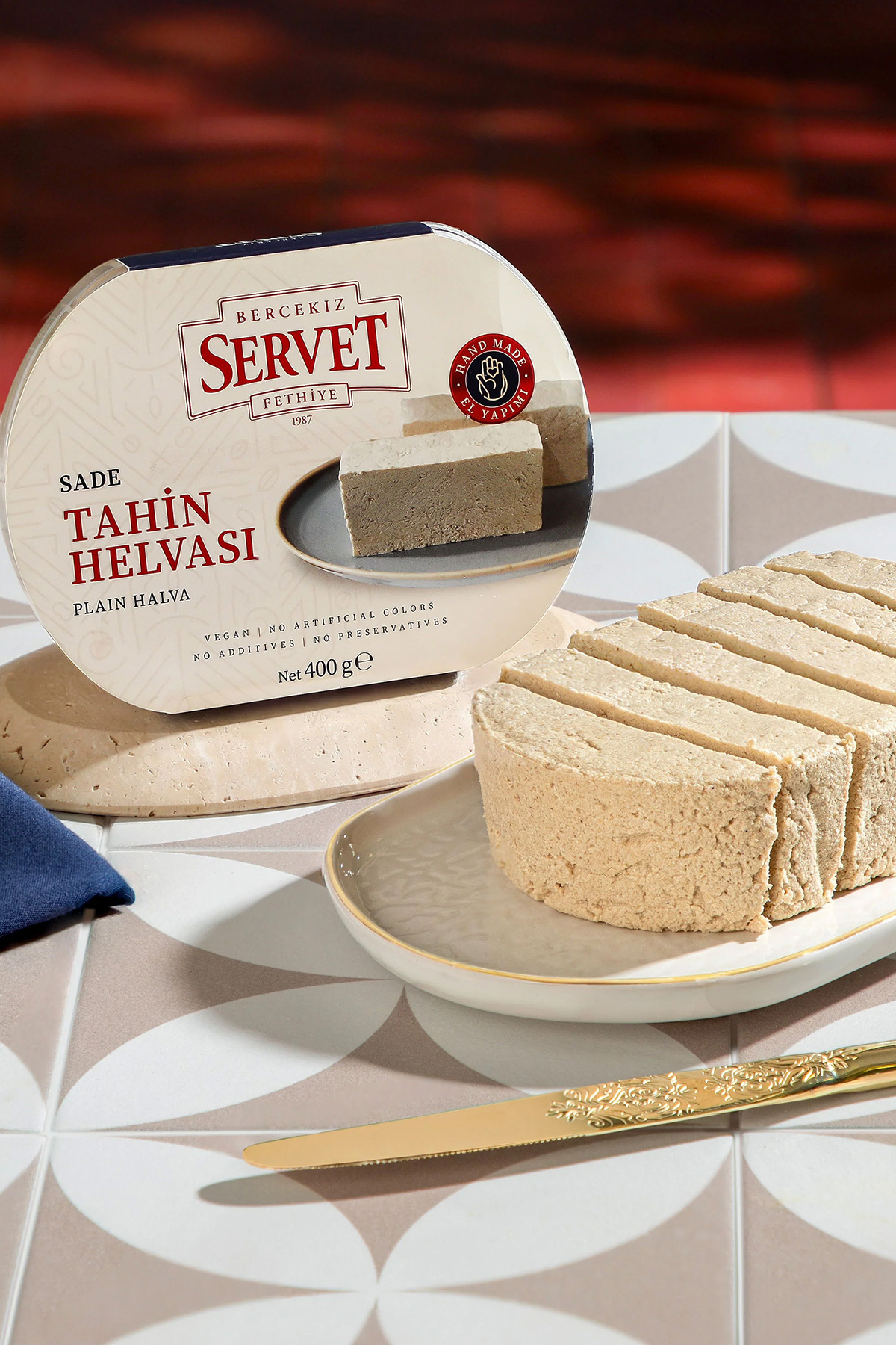 Servet Helva Şekersiz Sade 400 g Fiyatı, Yorumları - Trendyol