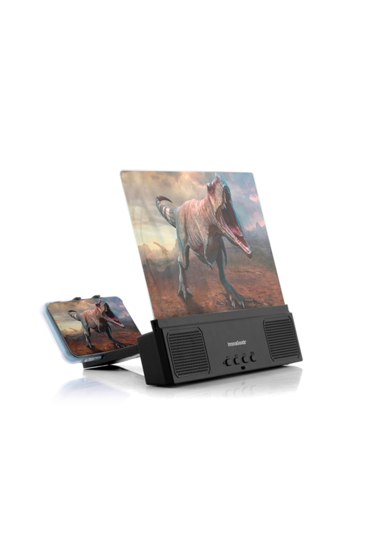 TEHNOSHOP Amplificator ecran telefon 3D pliabil, boxe Bluetooth- Trendyol