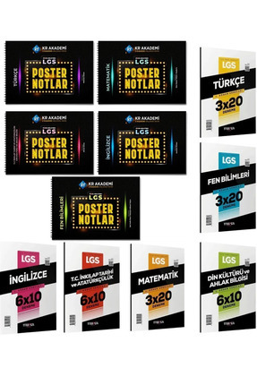 📚 KR Akademi Poster Notlarıyla Başarıya Ulaş!