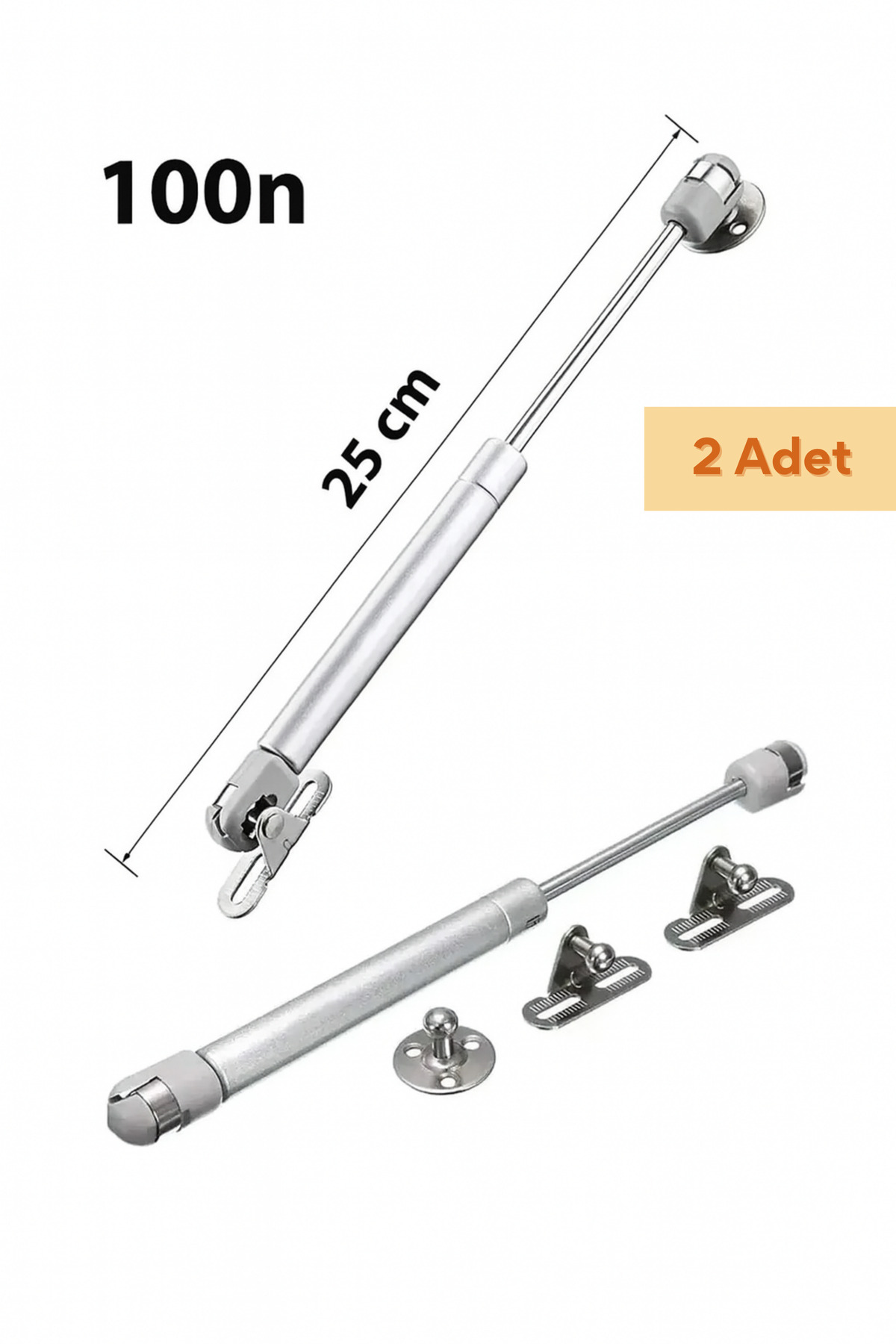 TAYEM 2 Adet Gazlı Piston, Dolap Kapak Amortisörü Pistonu Kapağı ...