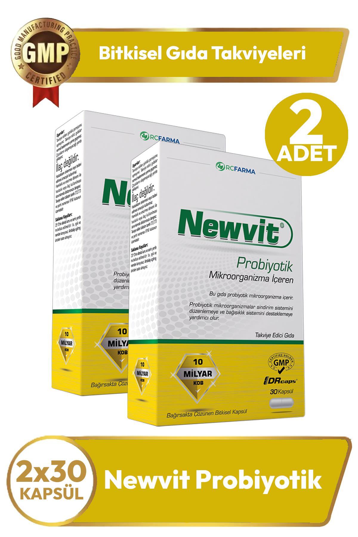 ASFSTORE Newvit Probiyotik 30 Kapsül 2 Adet - Fiyatı, Yorumları