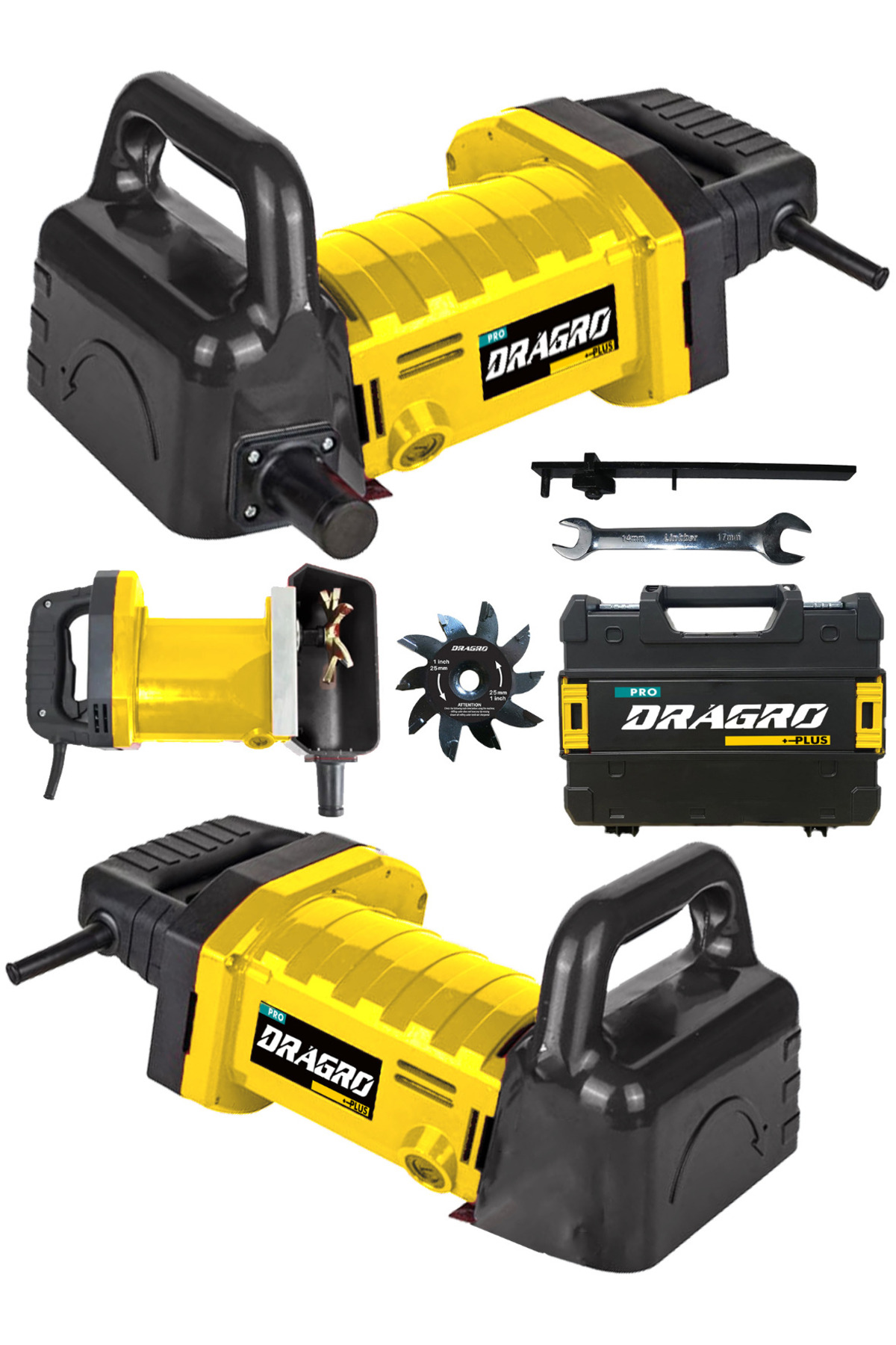 Dragro Alman Pro GT4200 Kanal Açma Makinası Turbo Motor Ağır Hizmet ...