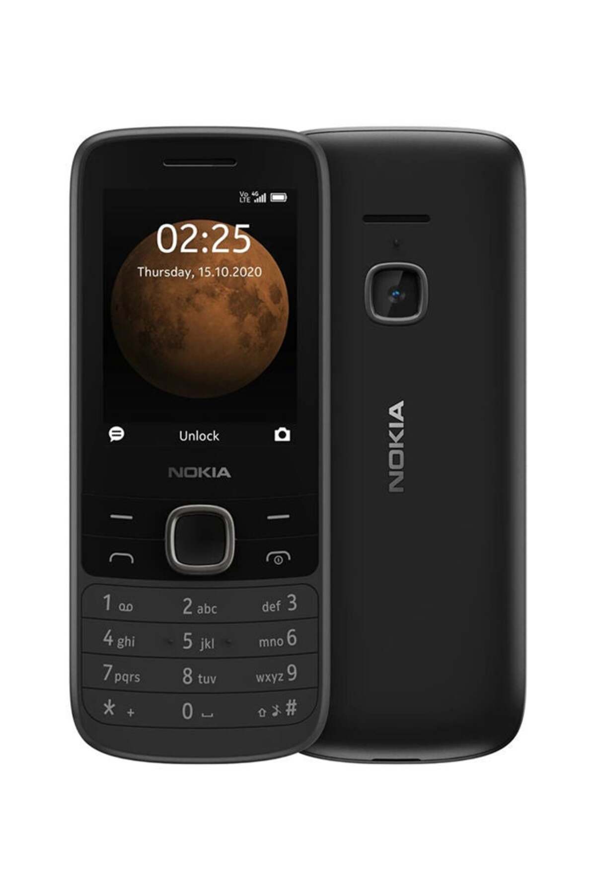 Nokia 225 Dual SIM Black 128MB 4G LTE - Middle East Version- Trendyol