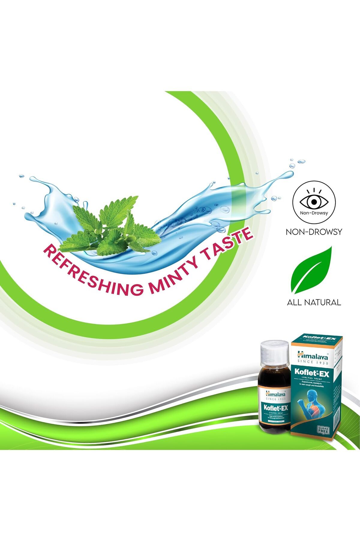 Himalaya Koflet EX 100 ml ; Chesty Cough and Mucus Relief ; Natural and ...