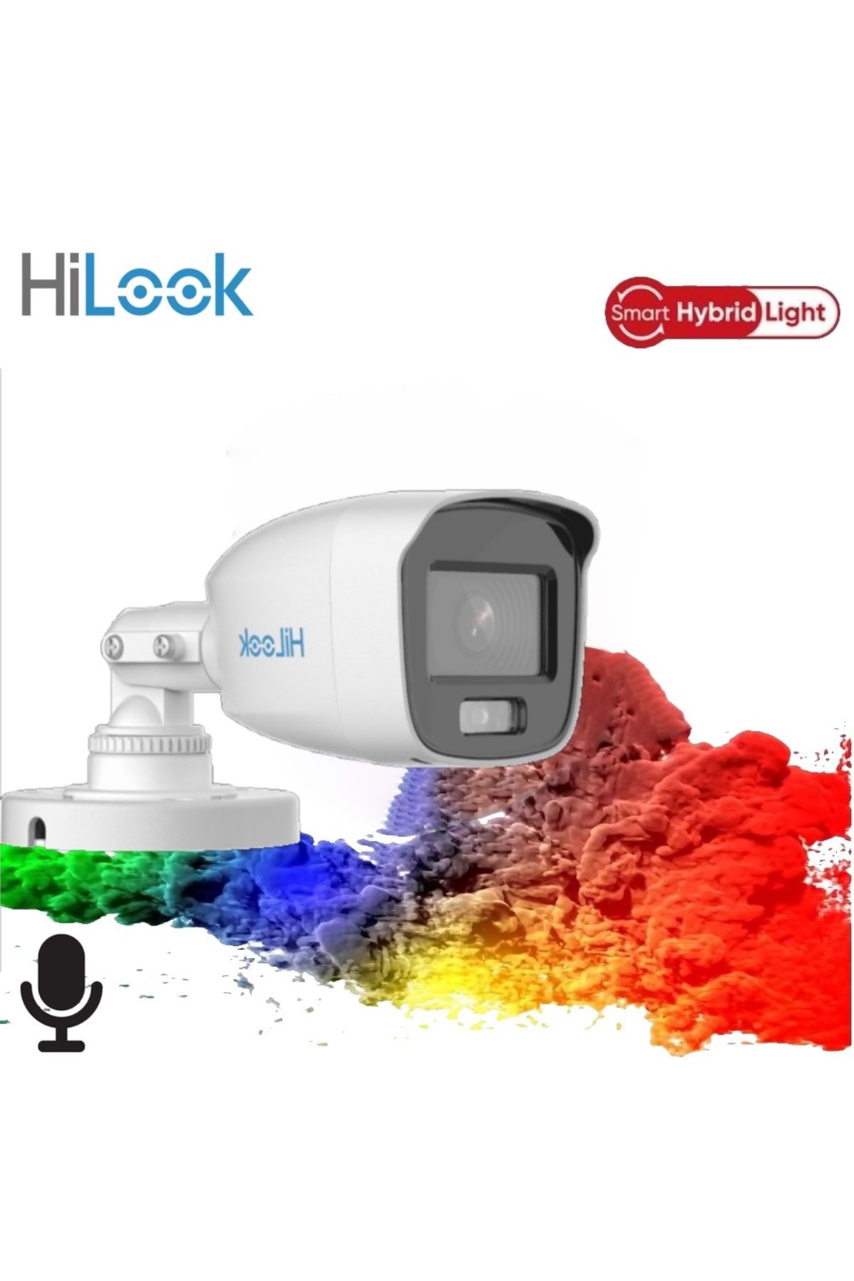 Hilook THC-B127-LPS 2MP 2,8mm Dual Light Bullet Kamera(20Mt)(Sesli ...