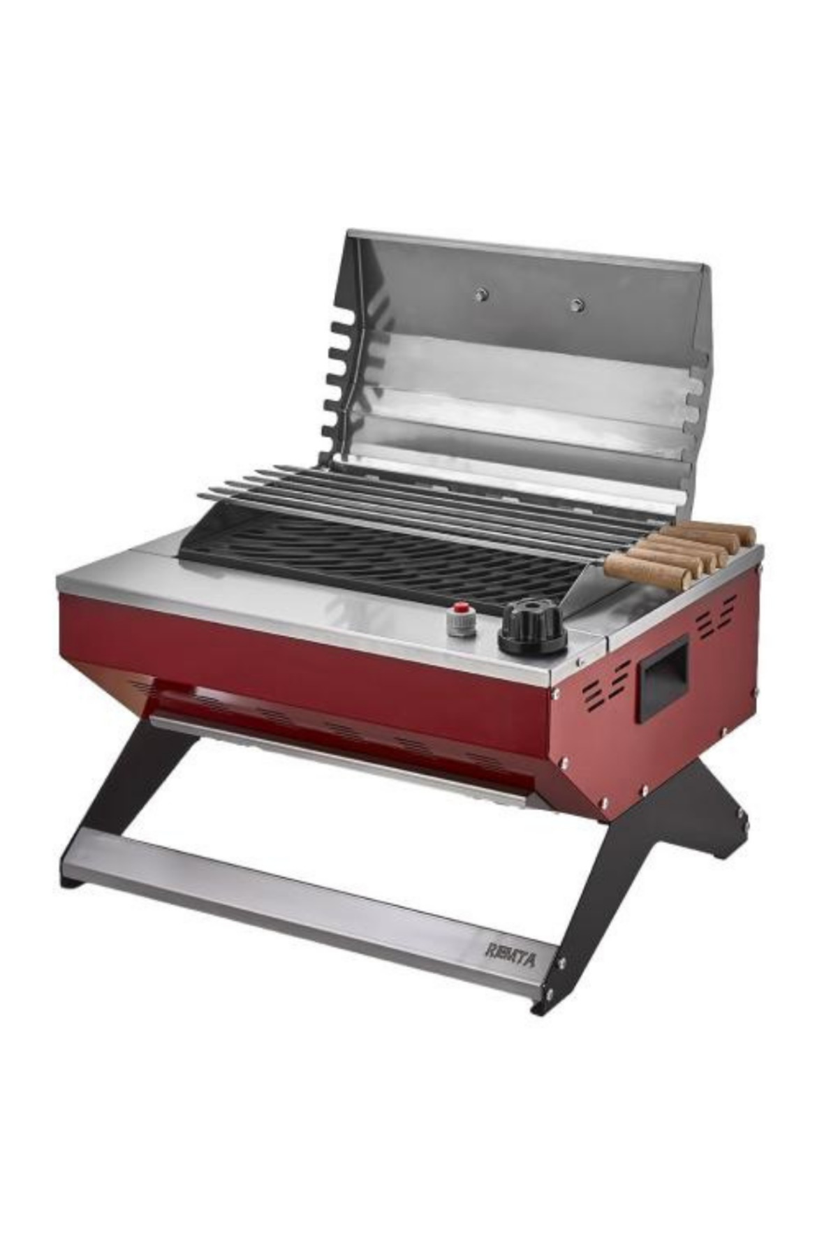 Moratti România Grill barbeque gaz, 1,18 kW, inox, placi de fonta- Trendyol