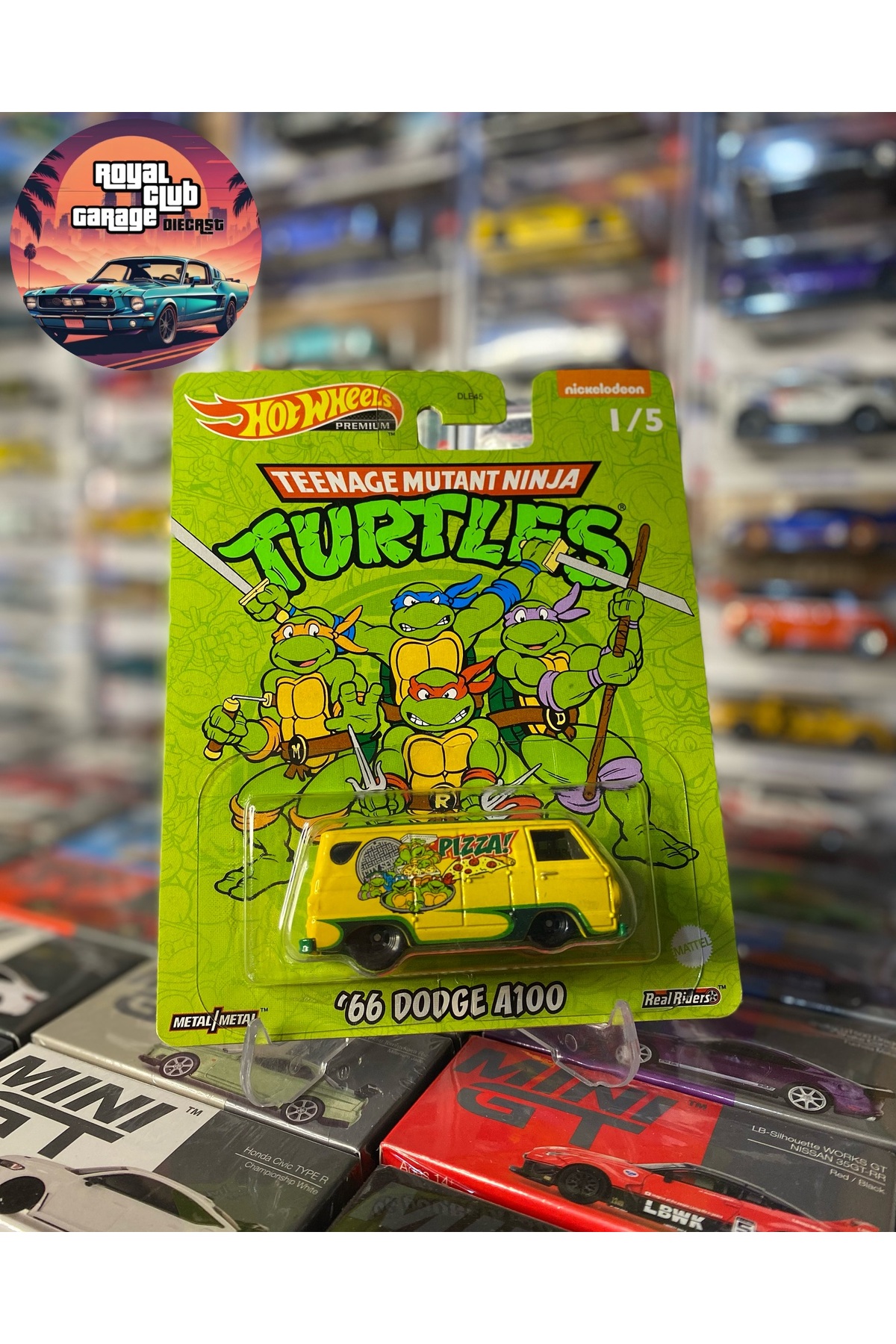 HOT WHEELS TEENAGE MUTANT NINJA TURTLES 5'Lİ SET - PREMIUM - (1/64 ...