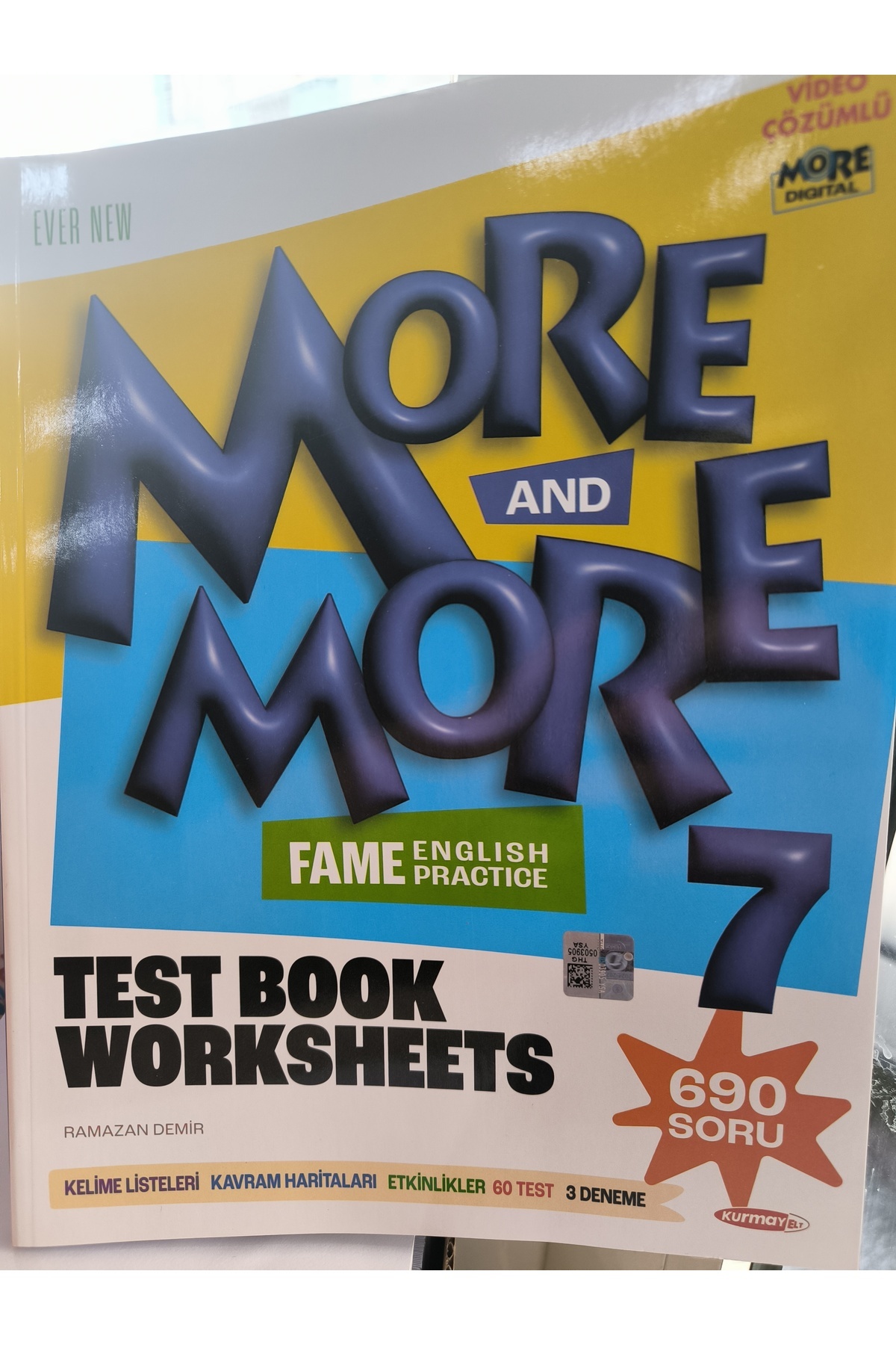 Kurmay Yayınevi More And More Test Book 7 - Fiyatı, Yorumları
