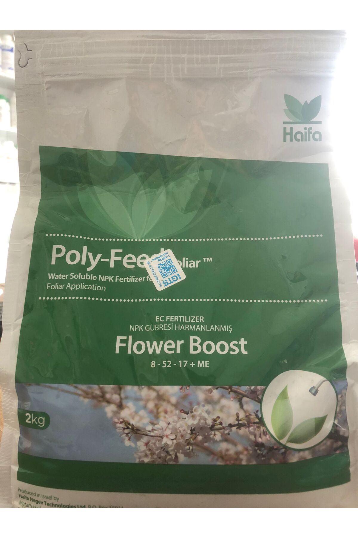 Haifa poly-feed 8-52-17 fosfor ağırlıklı çiçek zamanında kullanılan toz ...