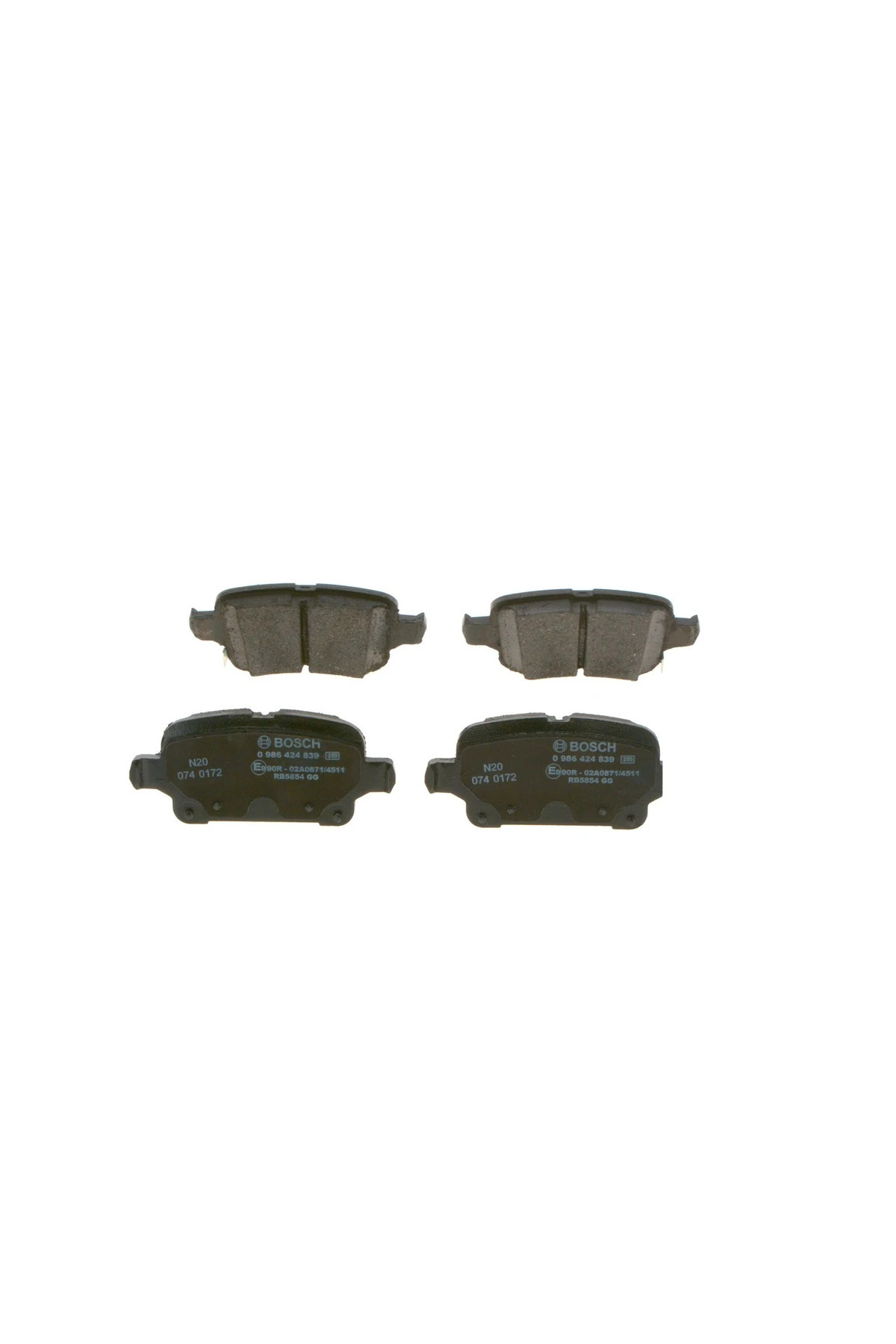 Bosch Brake pad set disc brake VAUXHALL ASTRA Mk VII estate 2015-2024 0 ...