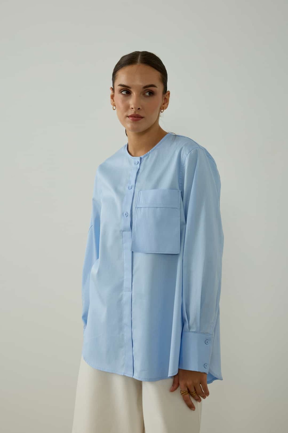 REVENA COLLECTION Liva Mavi Gömlek - Fiyatı, Yorumları