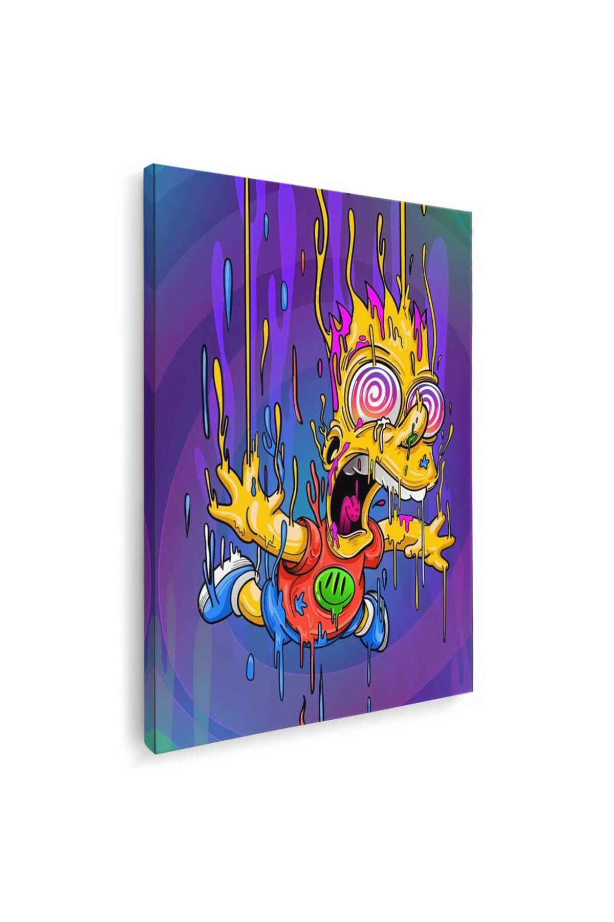 Tablou Canvas Painting The Simpsons Bart cartoons, code 4734- Trendyol