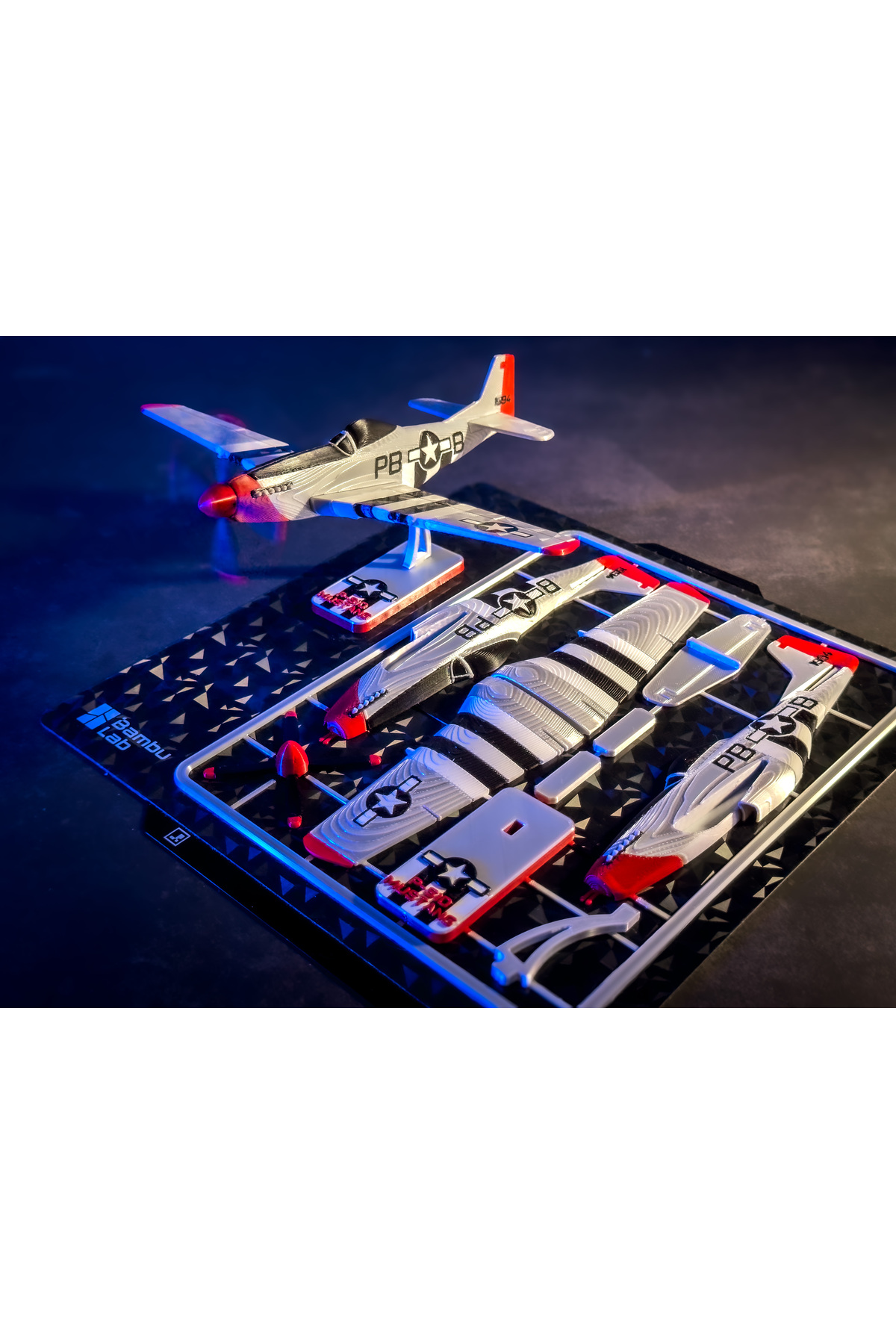 Titrek Toys P-51D MUSTANG Uçak Maket Kit Kart - Fiyatı, Yorumları