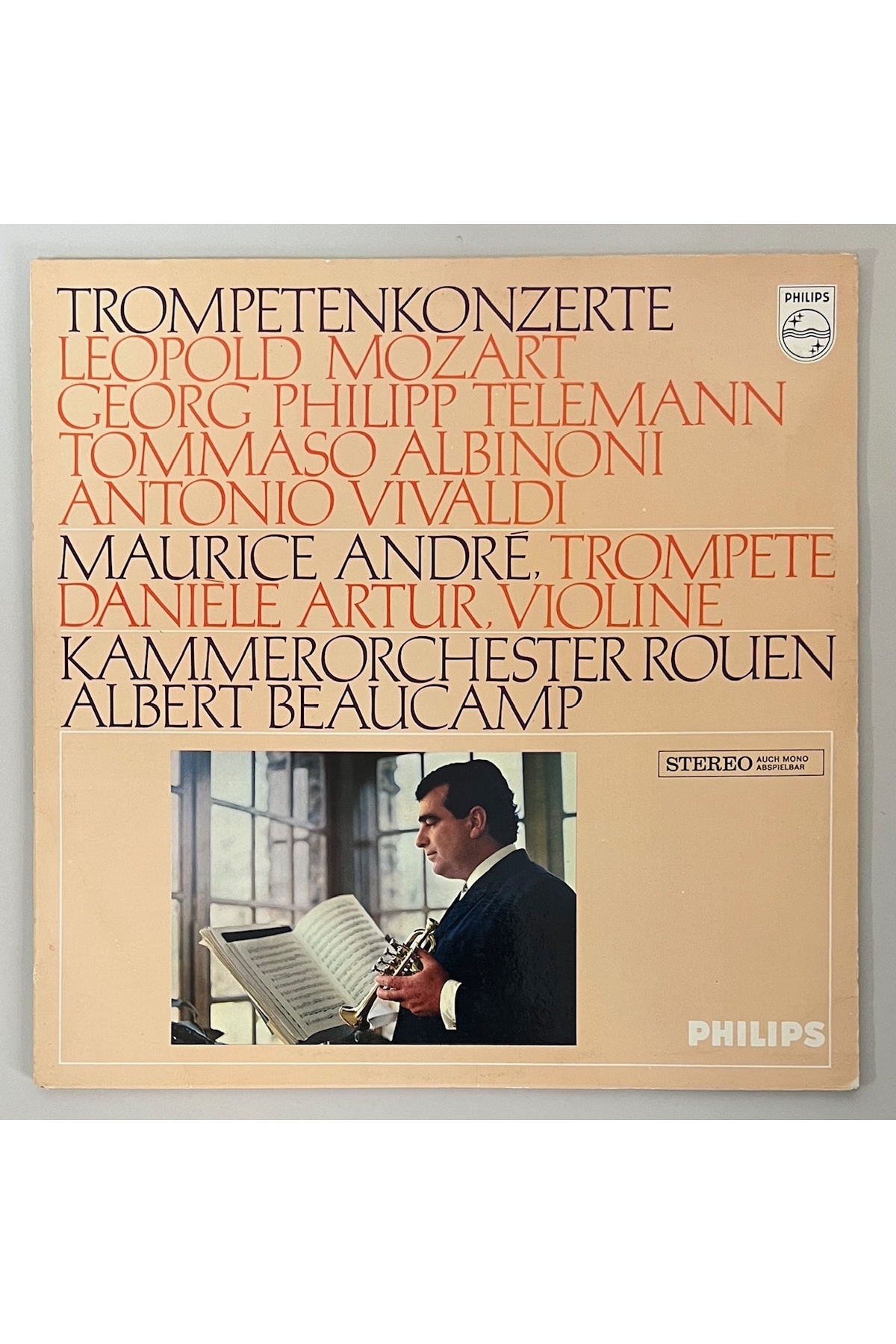 Philips Trompetenkonzerte Lp Leopold Mozart, Georg Philipp, Antonio ...