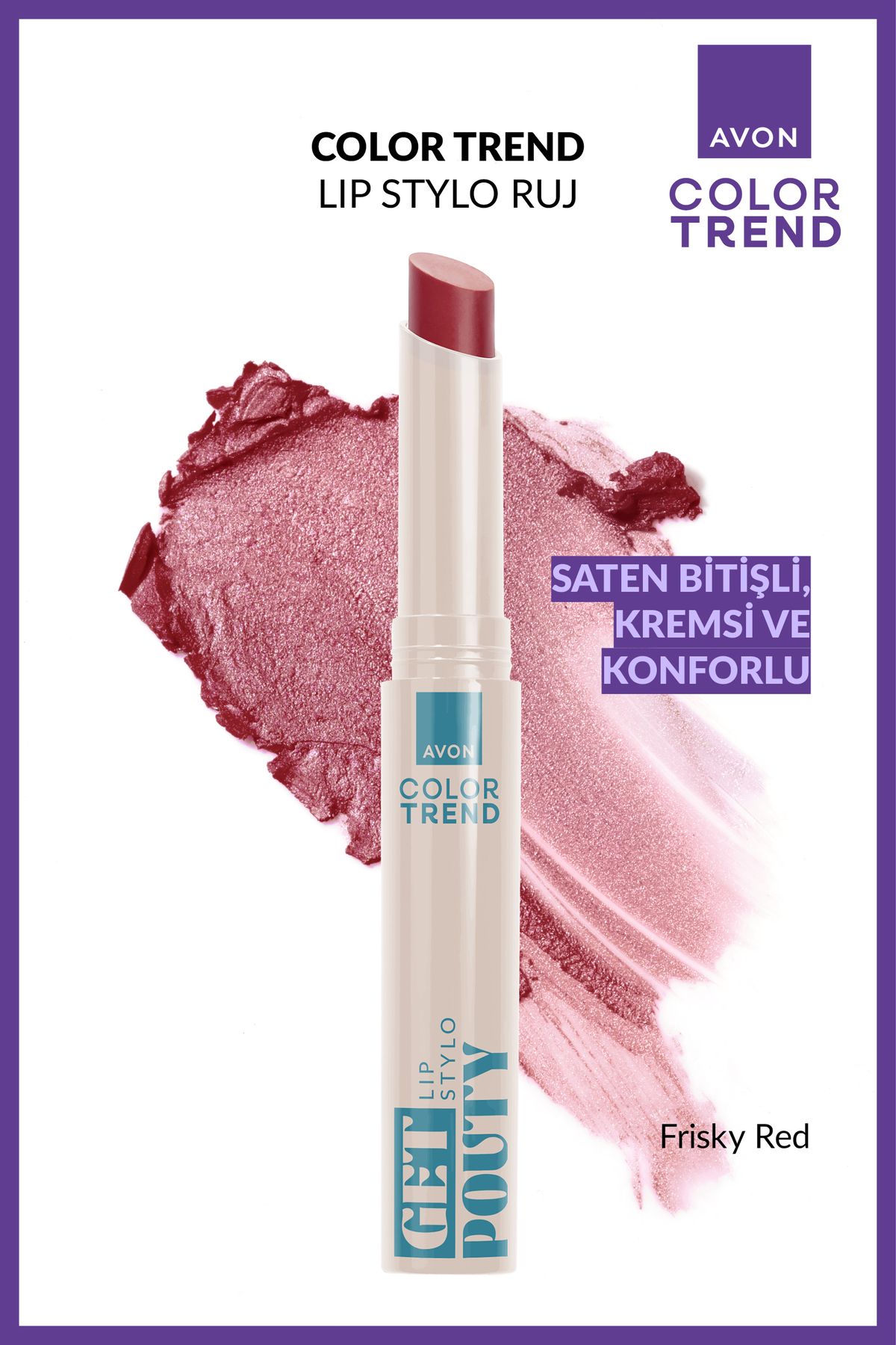 Avon Color Trend Lip Stylo Ruj - Frisky Red - Fiyatı, Yorumları