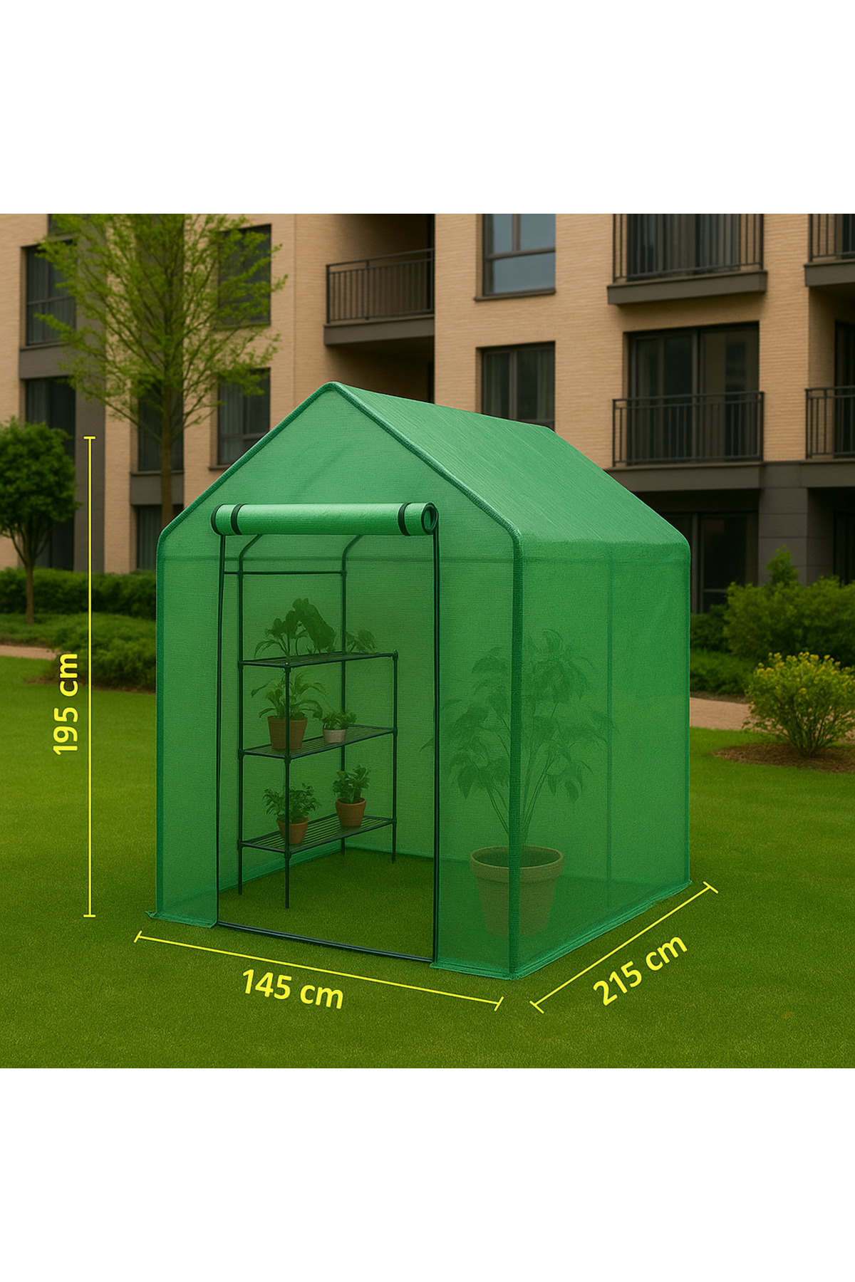 Tokipo Bahçe Mini Sera 3.1 M2 - YEŞİL - Fiyatı, Yorumları