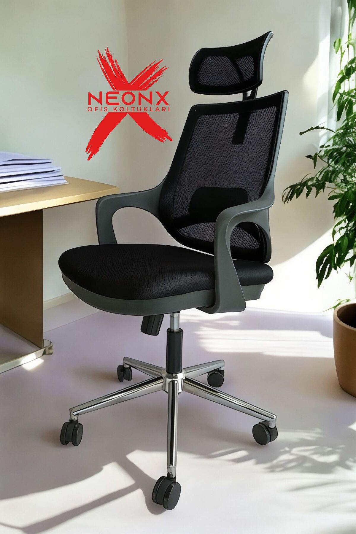 neonx |Yaren Başlıklı çalışma sandalyesi Başlıklı|ofis Koltuğu|öğrenci ...