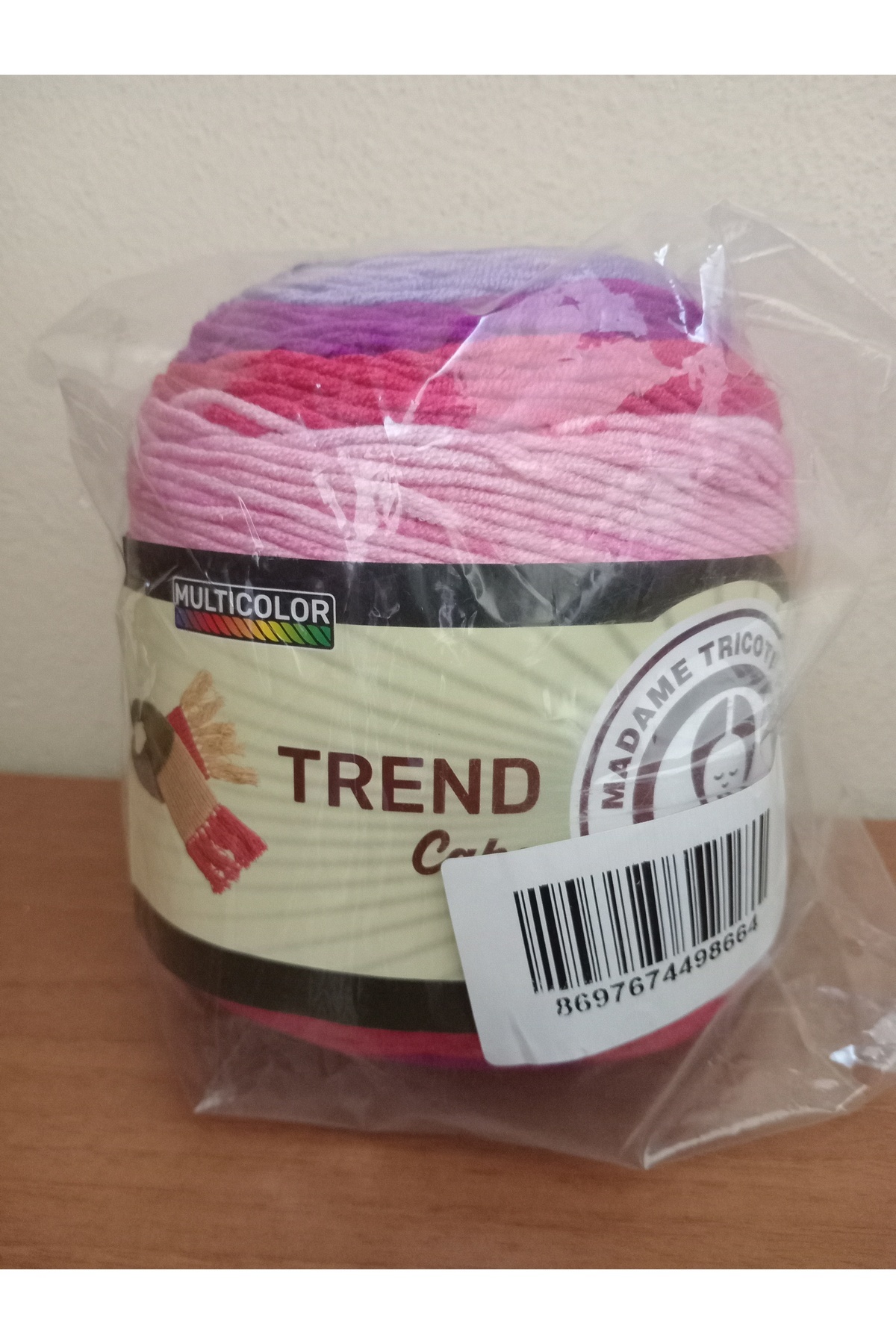 Müjde Tuhafiye Ören Trend Cake Batik 200 gr Ebruli El Örgü İpi - No : 631 360 Metre ( 1 Adet ...