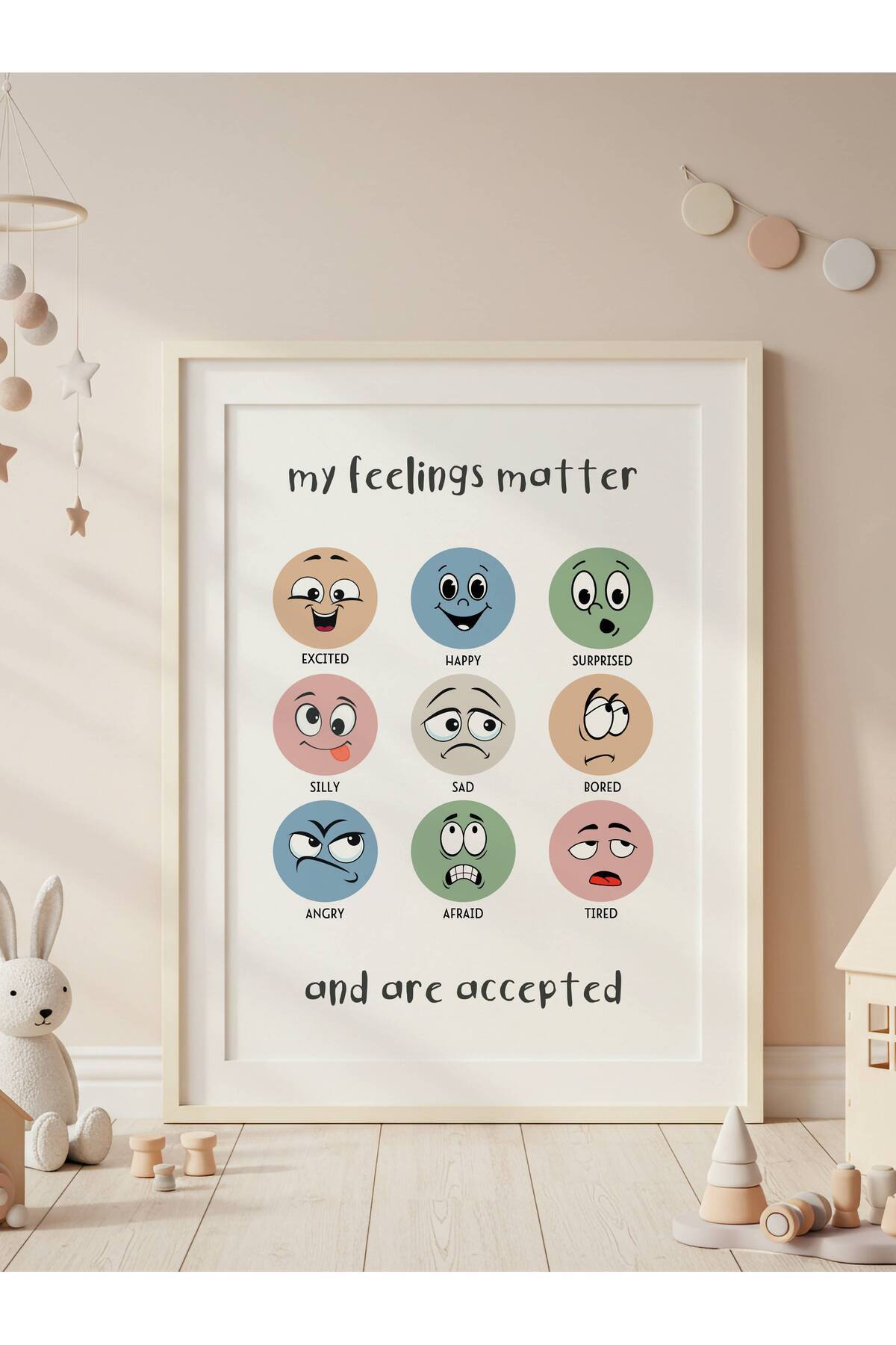 fuart.co My Feelings Matter Dijital Baskı Poster v3 (Çerçevesiz ...