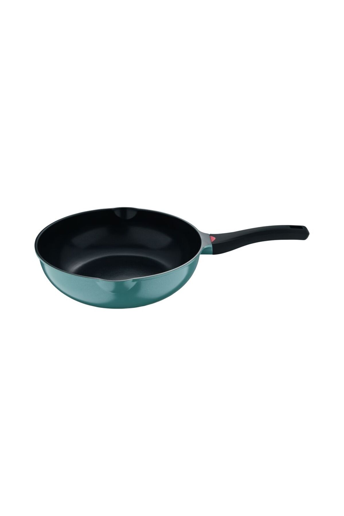 Bergner Tigaie wok Vibrance, aluminiu turnat, 30x9.5 cm, Turcoaz- Trendyol