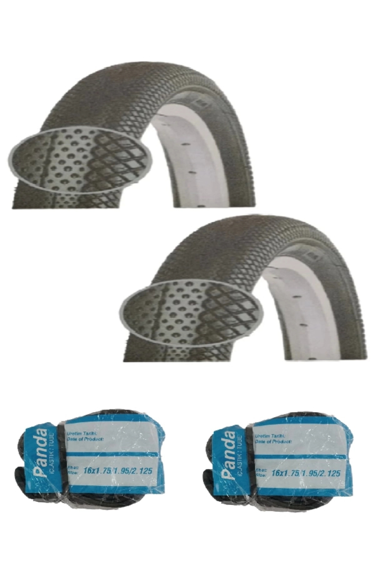 RFL 16 Jant 16x2.00 (50-305) Bisiklet Dış Lastiği D1605 X 2 Adet ...
