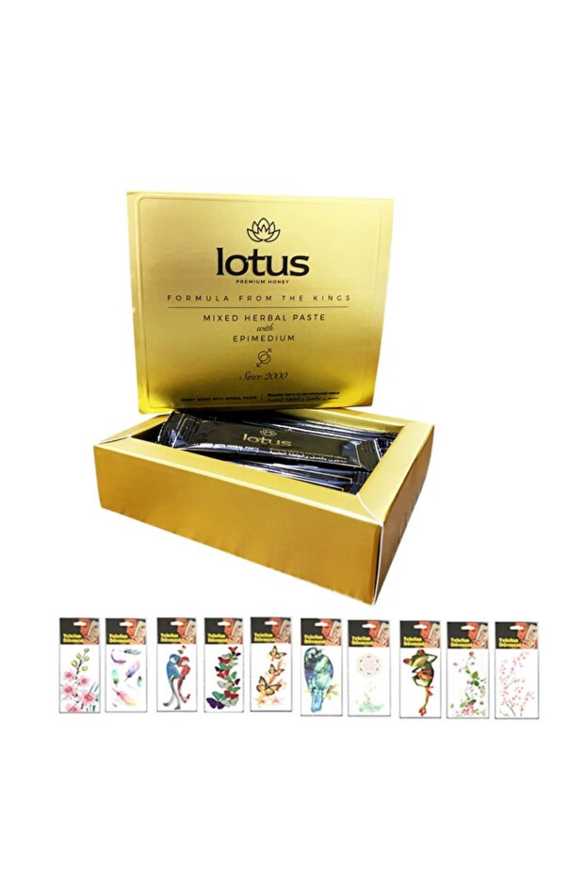 Lotus Premium Honey Altın Bal Tek Kullanımlık Stickler 15 Gr. X 12 ...