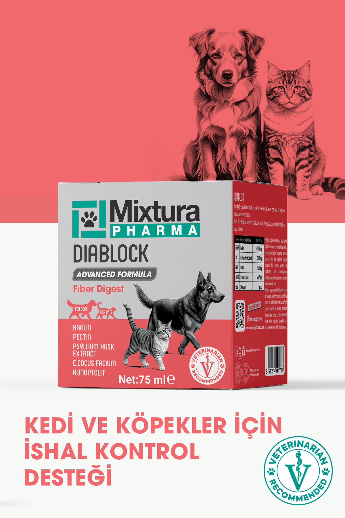 Mixtura Pharma Diablock Kedi ve Köpek Kesici Toz - Fiyatı, Yorumları