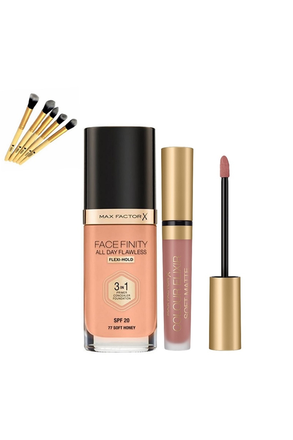 Max Factor Mat Ruj - Elixir Matte 005 Sand +Facefinity 3'ü 1 Arada ...