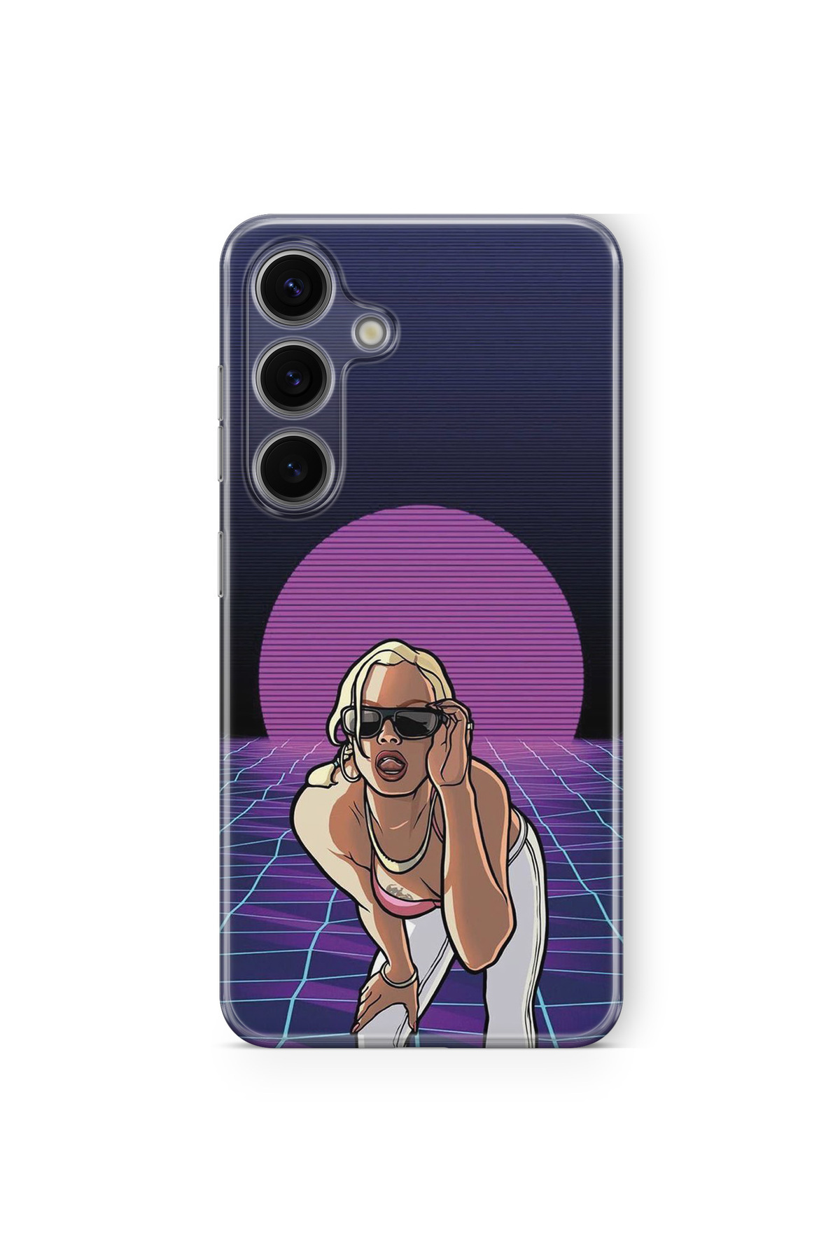 Multitronic Samsung Galaxy A17 Compatible Vice City Design Printed ...