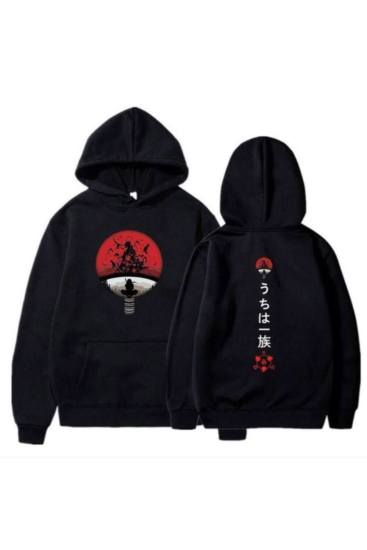 MAGORS Φούτερ με κουκούλα ITACHI UCHIHA από το anime Naruto, εκτυπωμένο ...