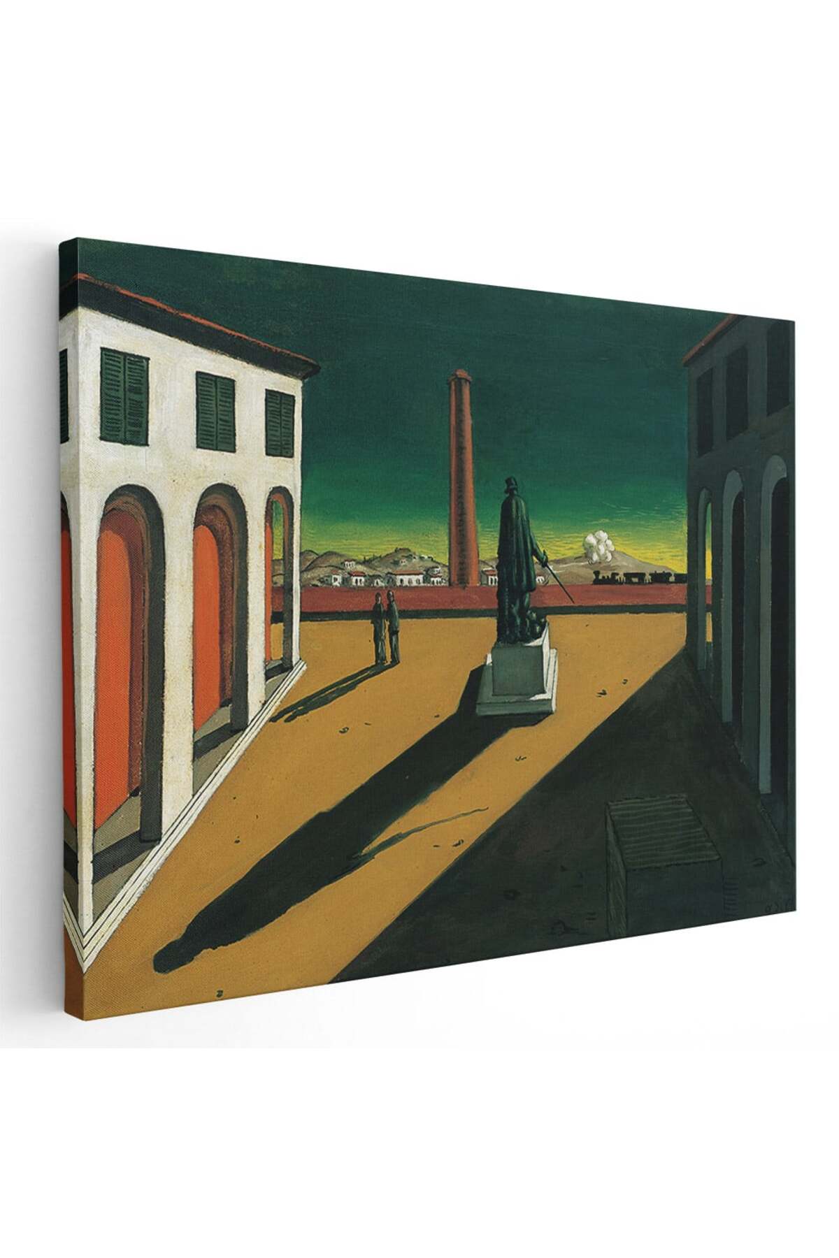 Tablou Canvas Painting The Square by Giorgio de Chirico, code 2149 ...