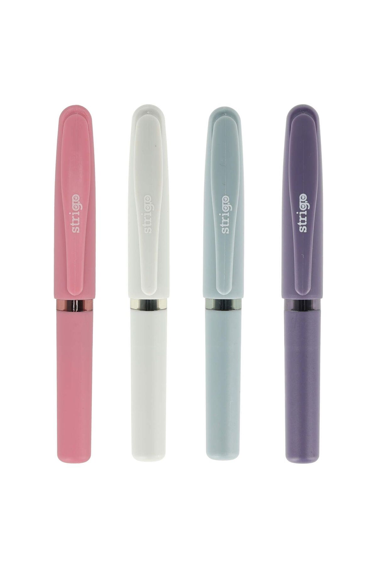 Strigo Set of 4 MINI gel pens, 0.5 mm, blue ink, 4-color mix SSC440 ...